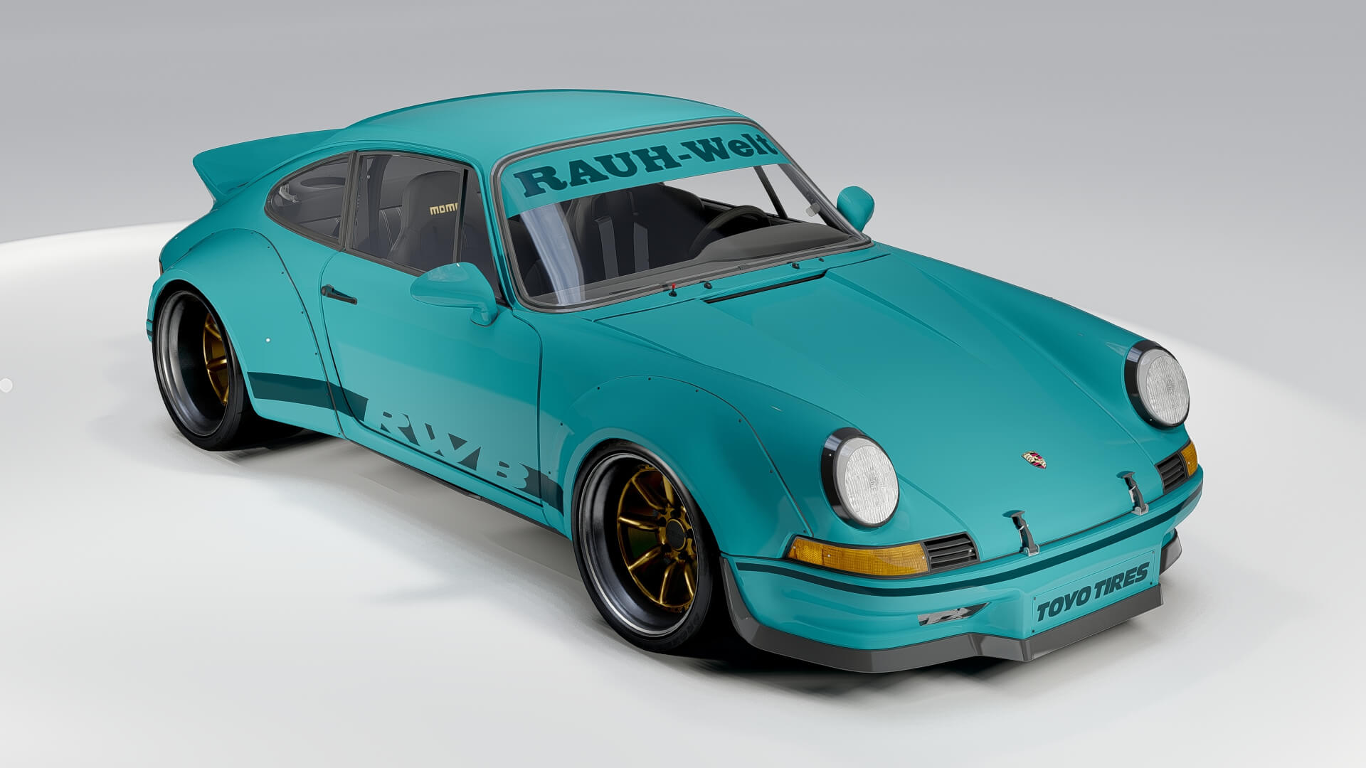 Porsche Rwb 911 F-Series Narro Style 1972 3D Model by AlphaGroup