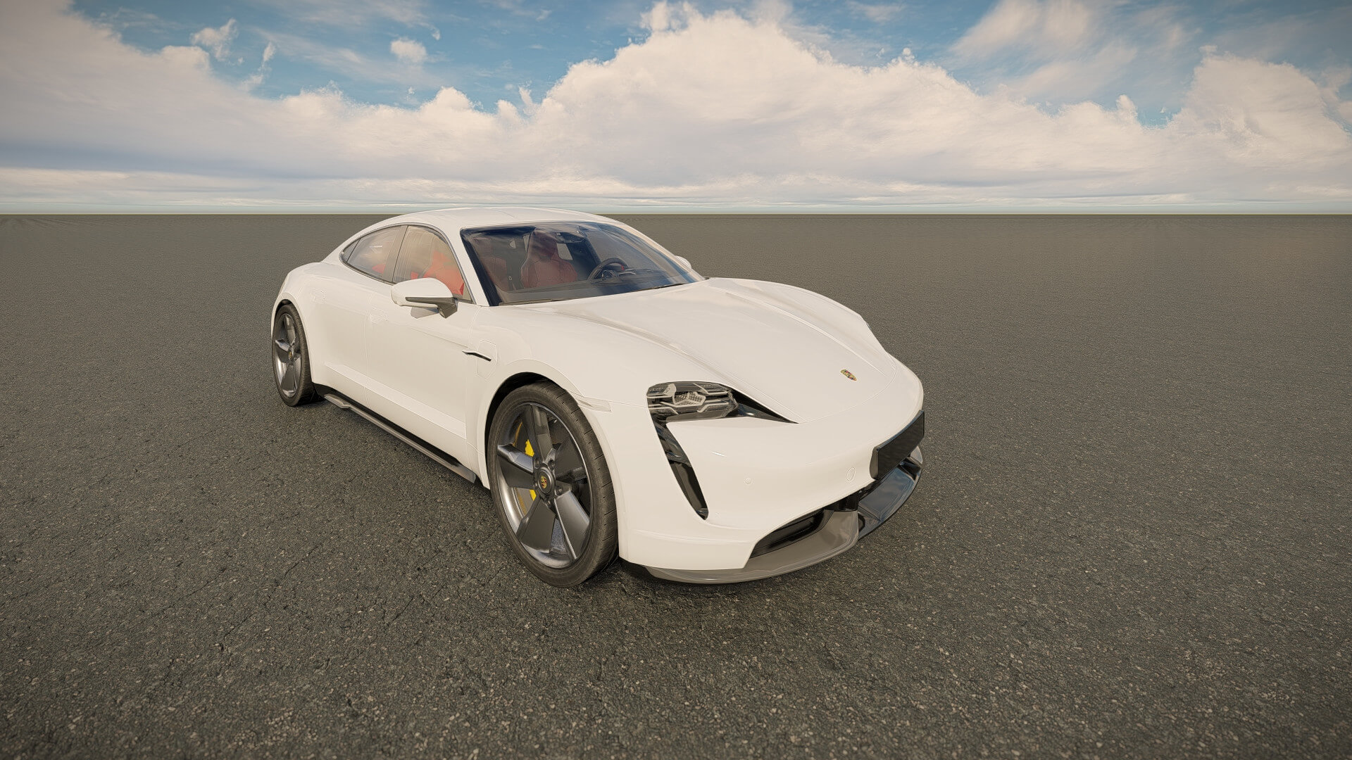 Porsche Taycan Turbo S 2023 - 3D Model by AlphaGroup