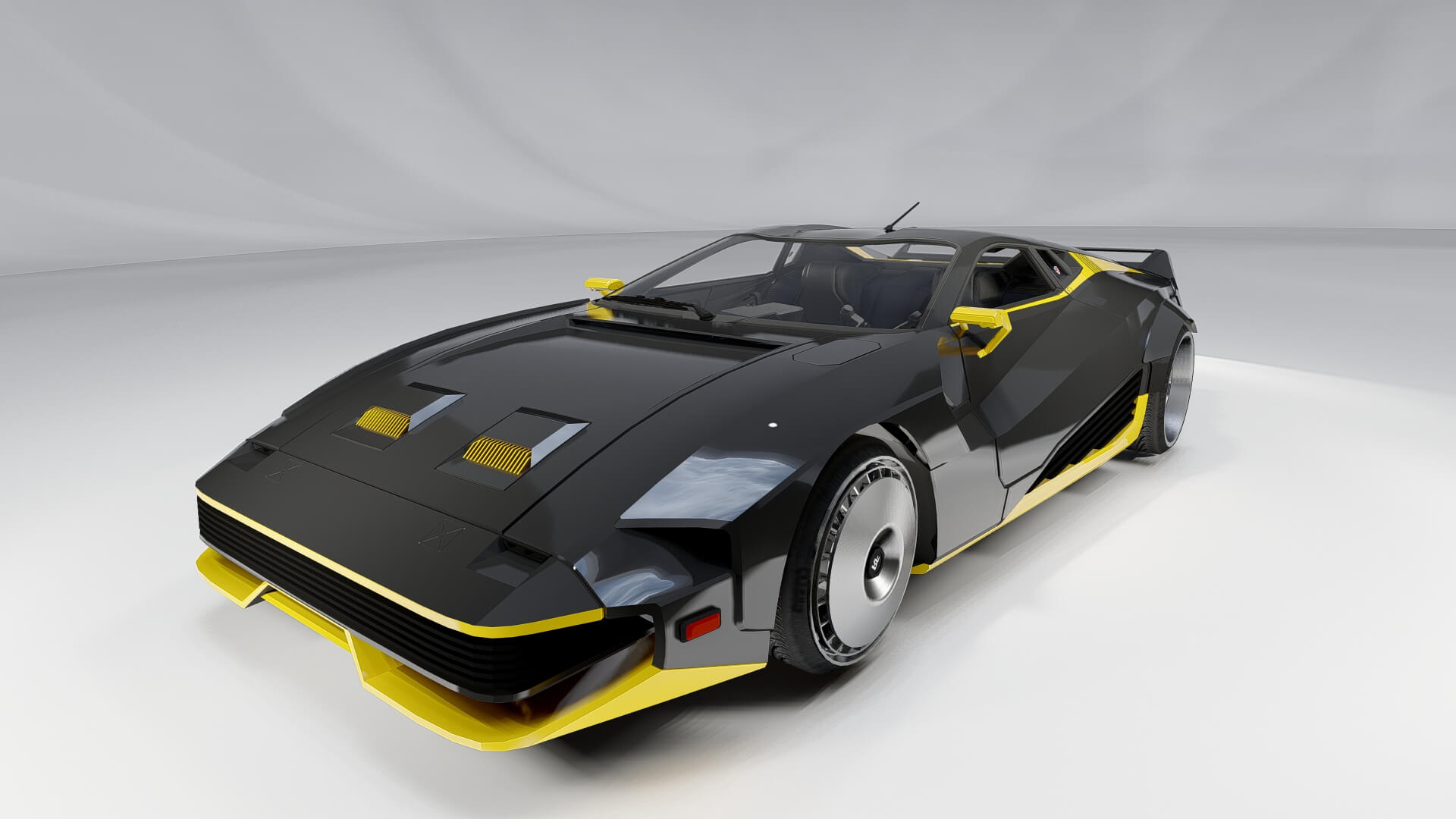 Quadra Turbo-R V-Tech Cyberpunk 2077 3D Model by AlphaGroup