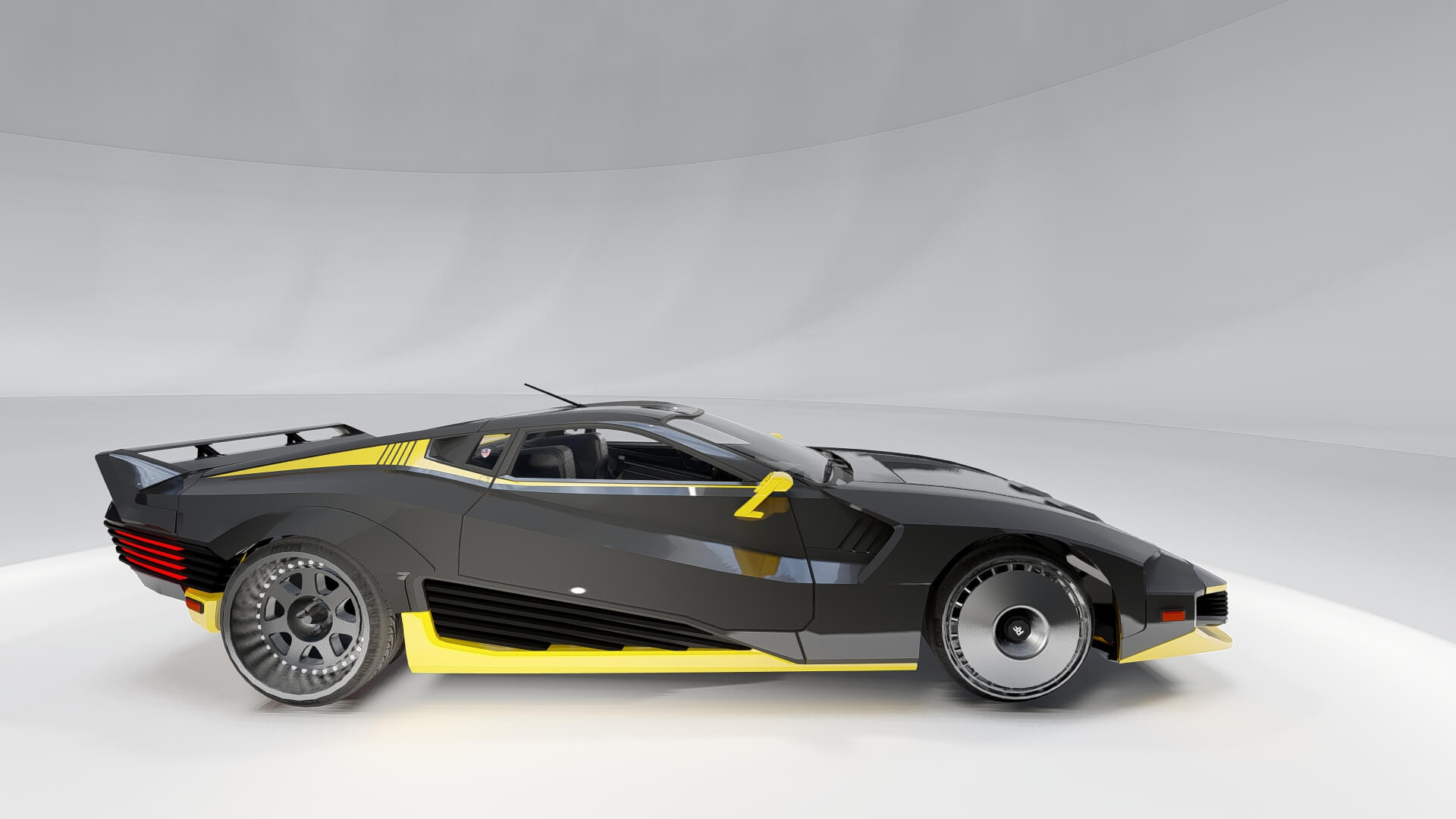 Quadra Turbo-R V-Tech Cyberpunk 2077 3D Model by AlphaGroup