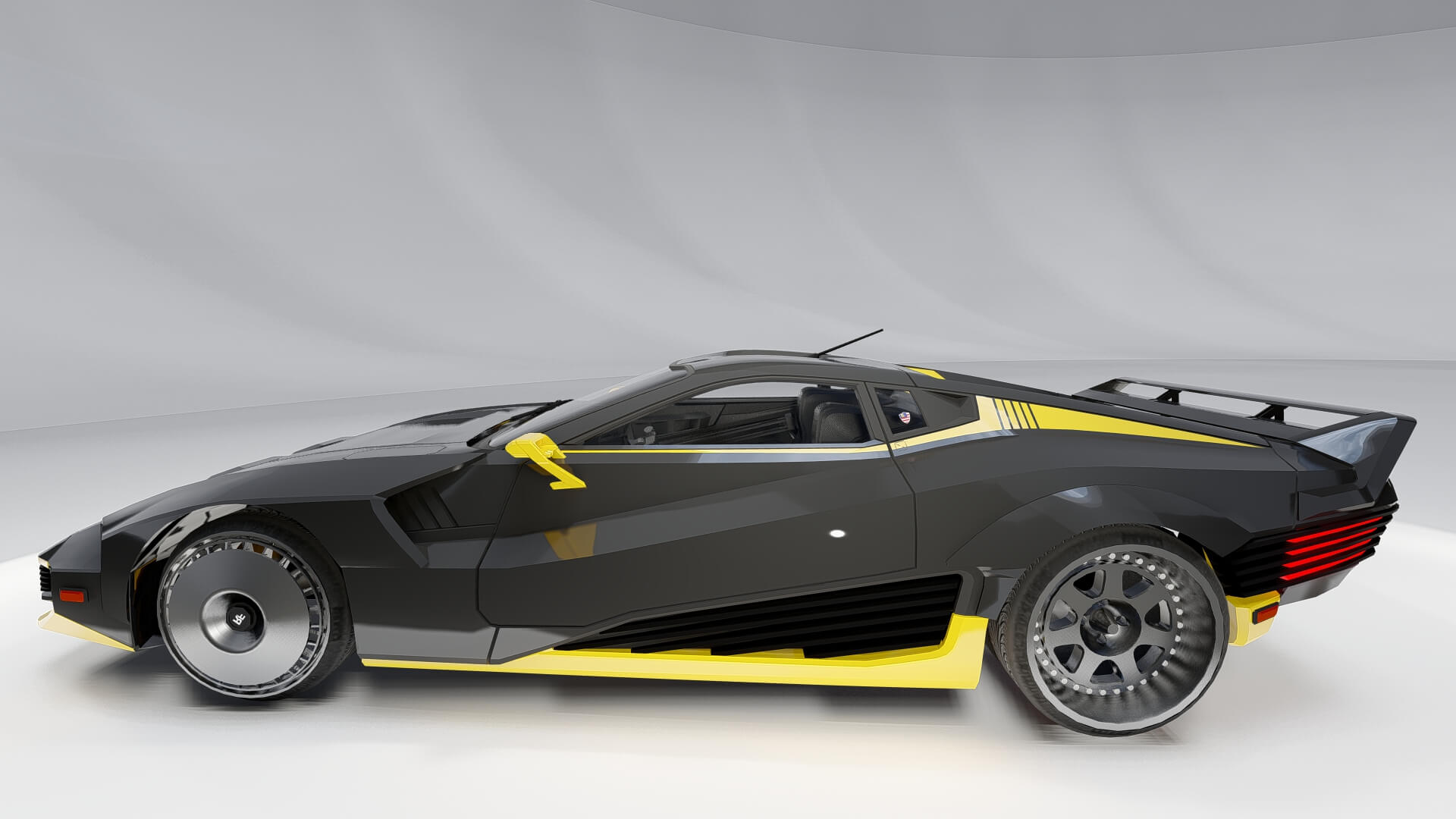 Quadra Turbo-R V-Tech Cyberpunk 2077 3D Model by AlphaGroup