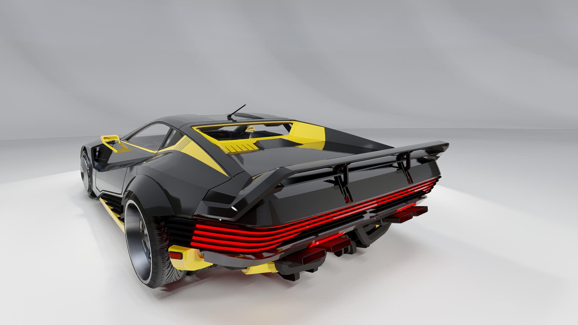 Quadra Turbo-R V-Tech Cyberpunk 2077 3D Model by AlphaGroup