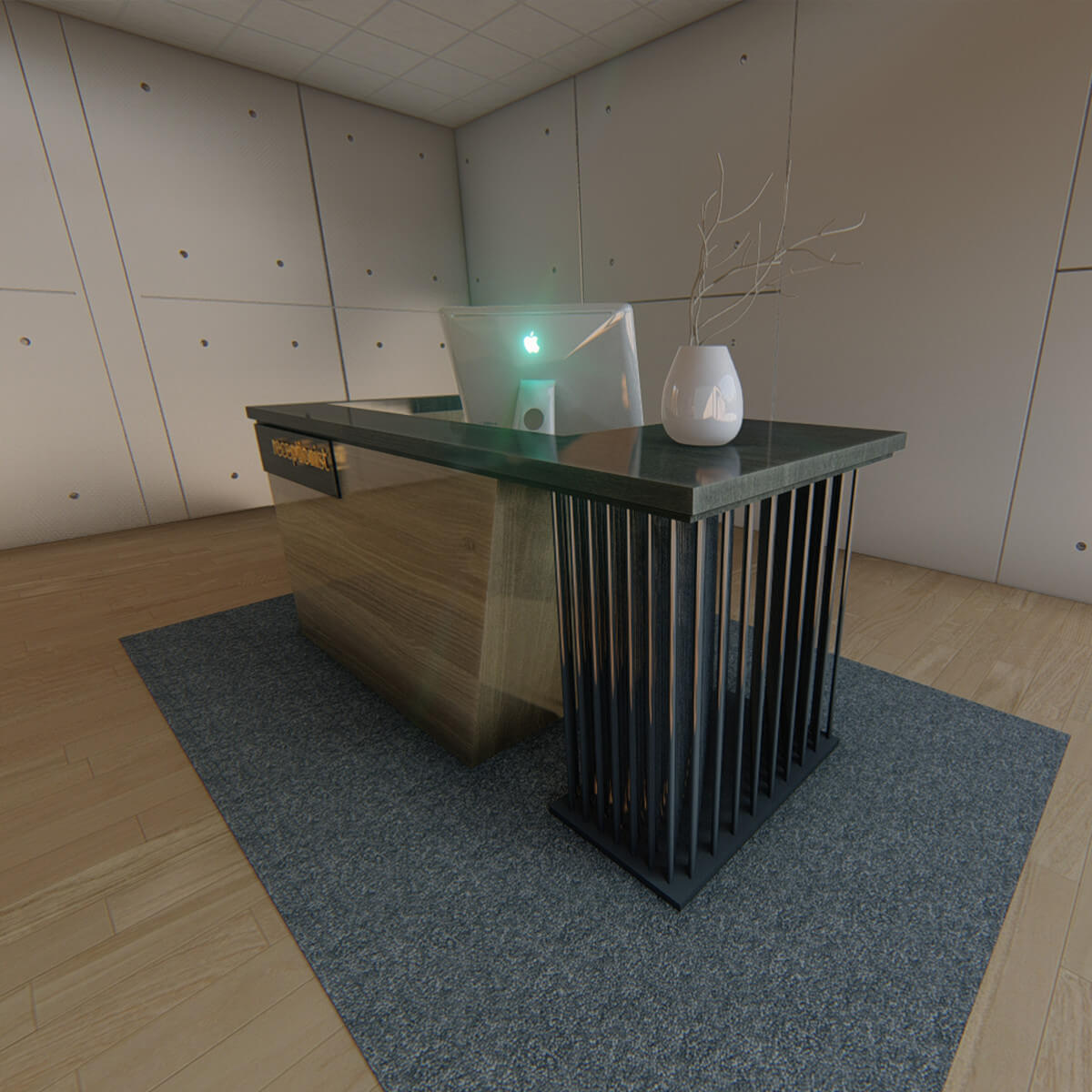 Reception Counter - 3D Model by AlphaGroup