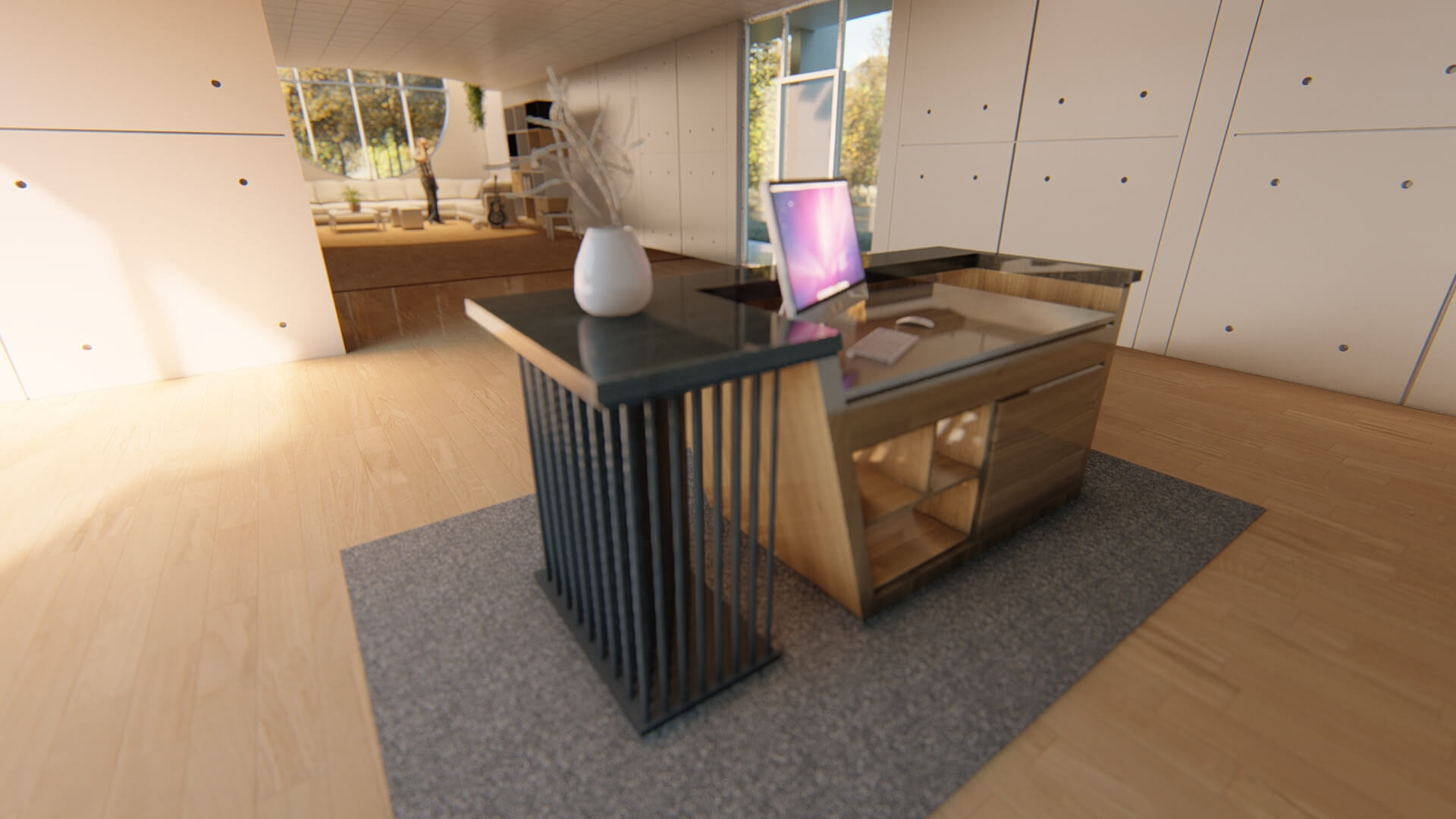 Reception Counter - 3D Model by AlphaGroup