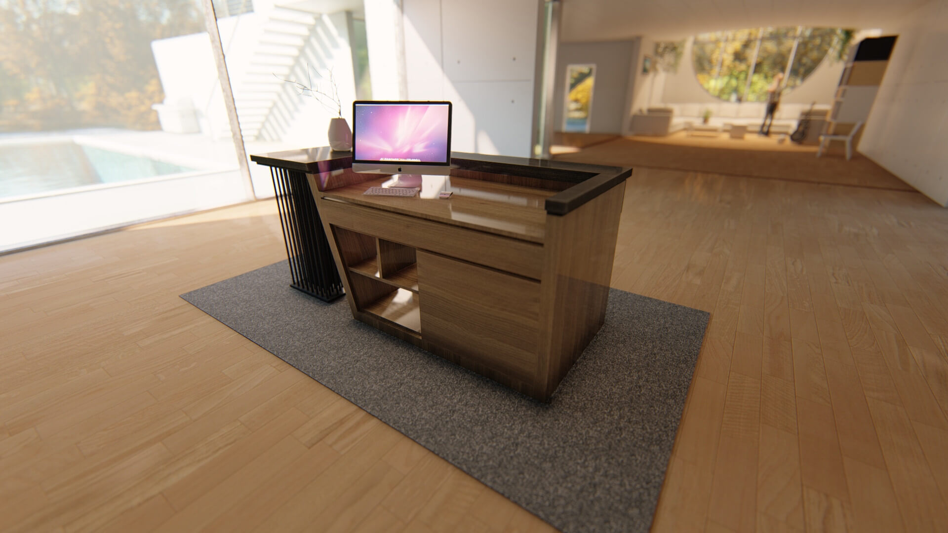 Reception Counter - 3D Model by AlphaGroup
