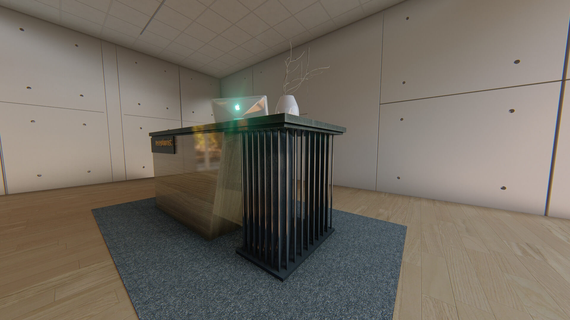 Reception Counter - 3D Model by AlphaGroup