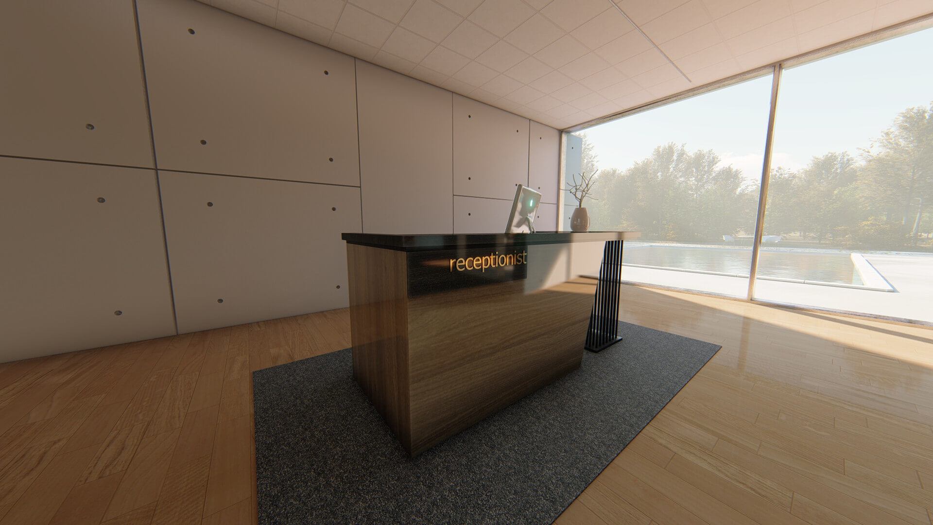 Reception Counter - 3D Model by AlphaGroup