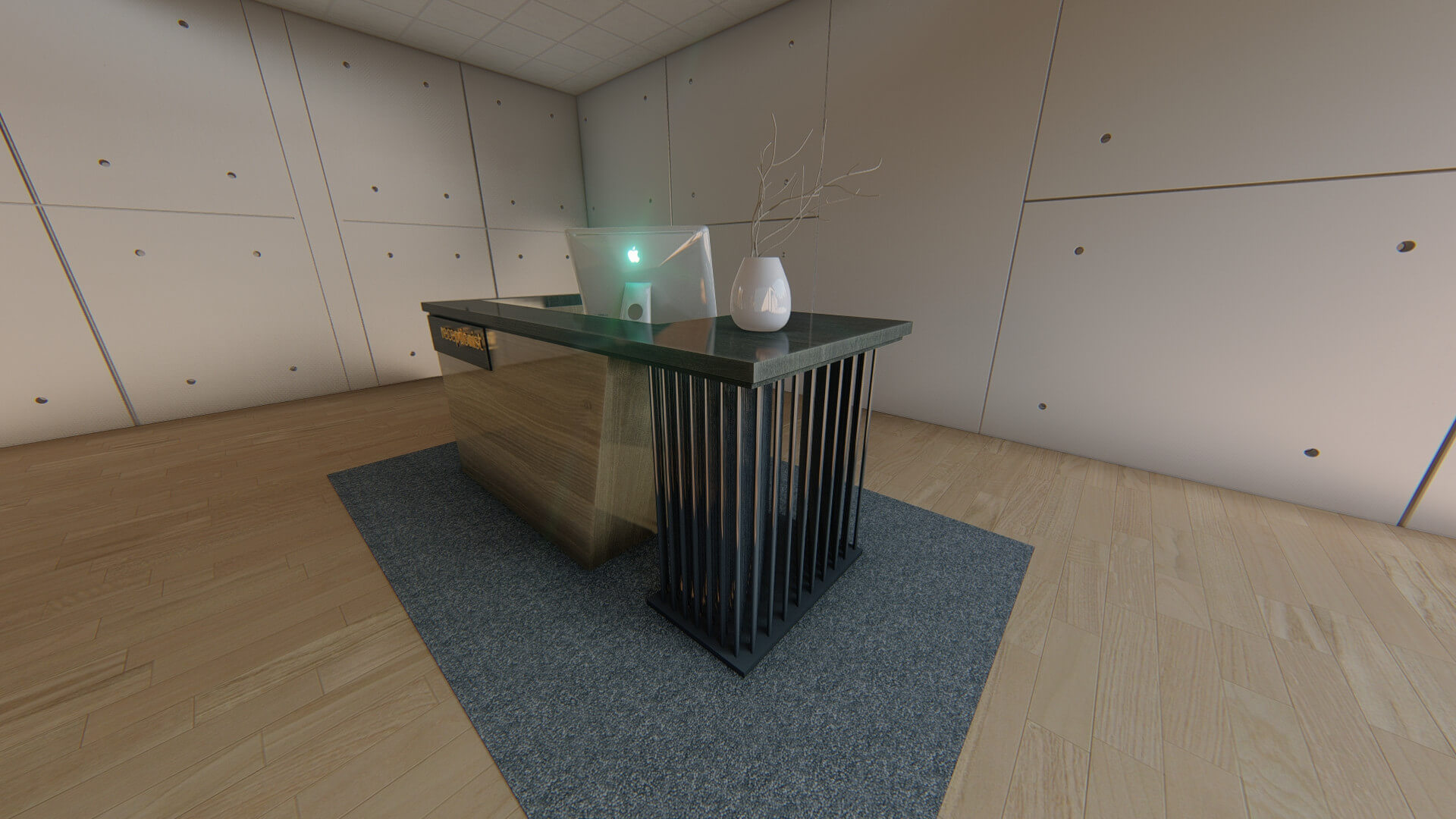 Reception Counter - 3D Model by AlphaGroup