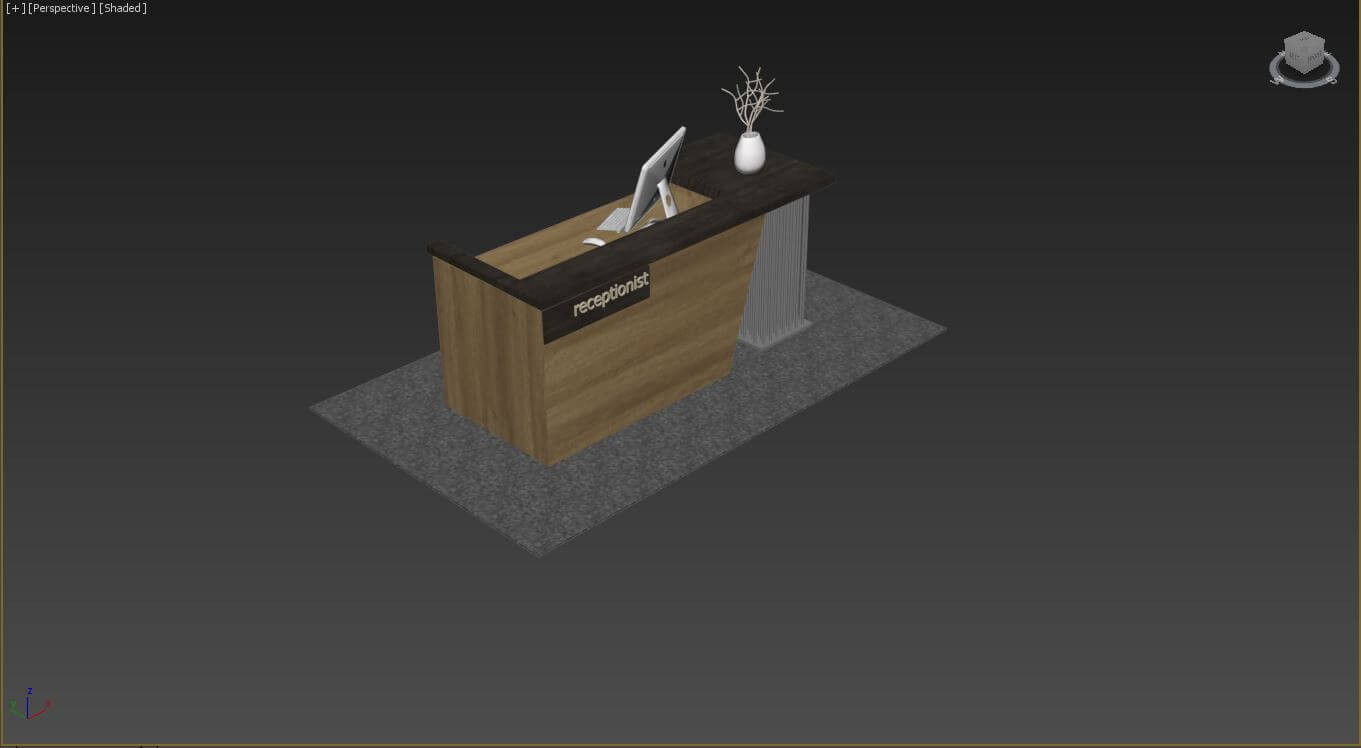 Reception Counter - 3D Model by AlphaGroup