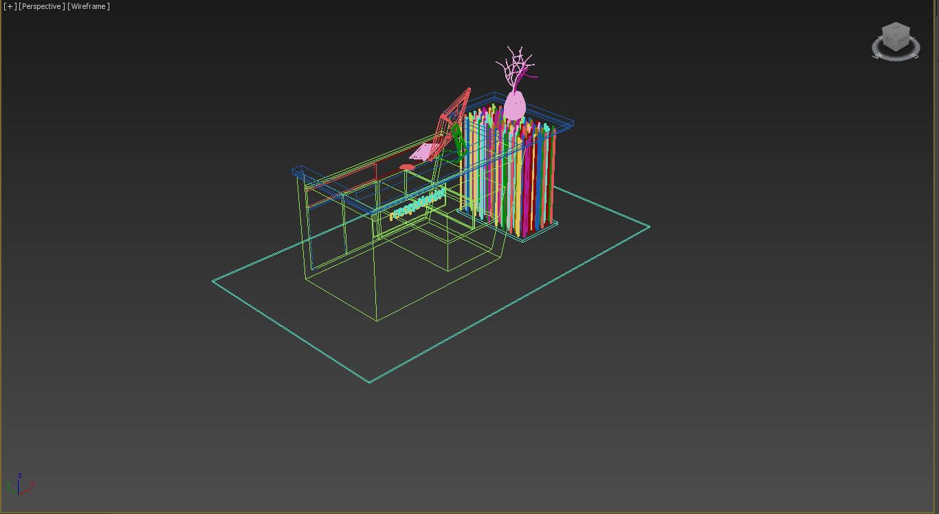 Reception Counter - 3D Model by AlphaGroup