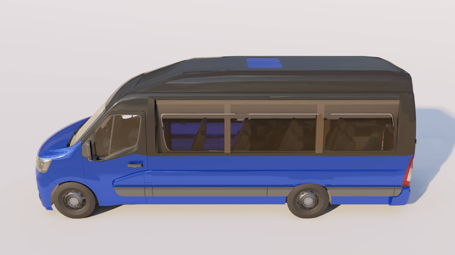 Renault Master Minibus - 3D Model by AlphaGroup