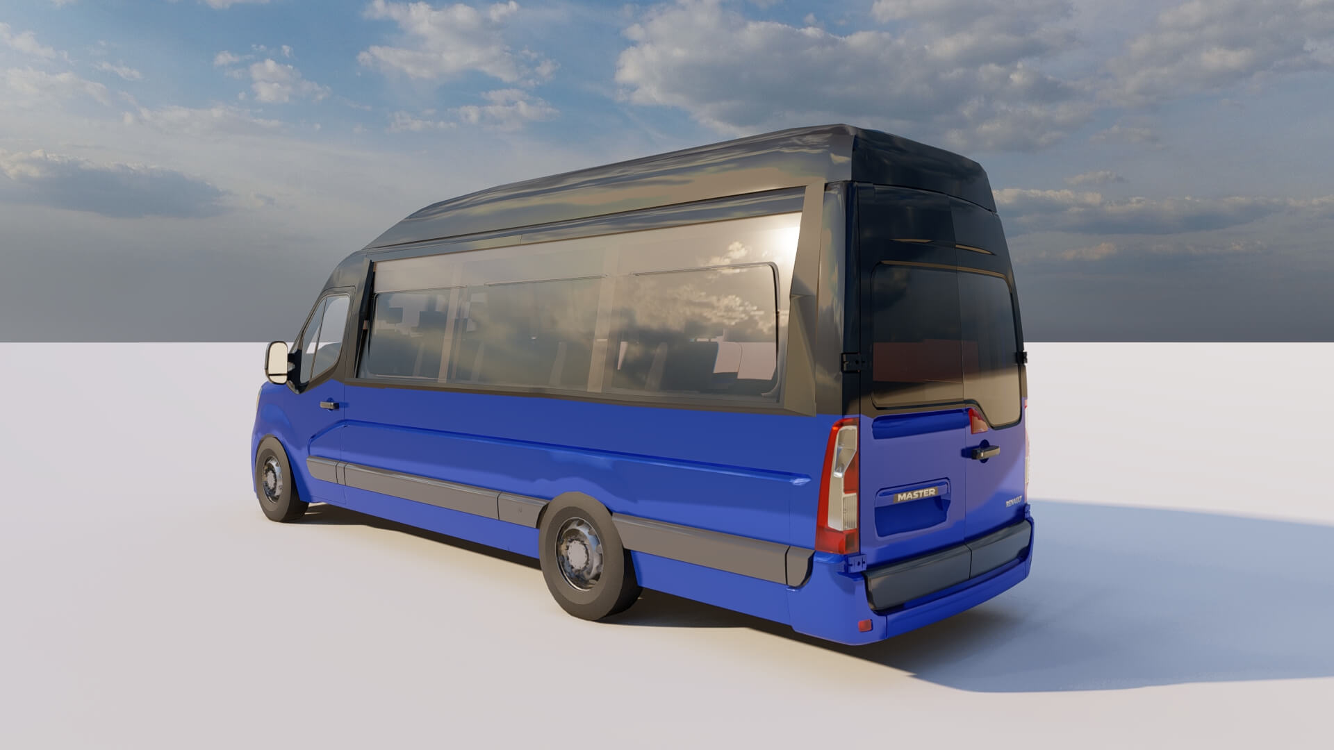Renault Master Minibus - 3D Model by AlphaGroup