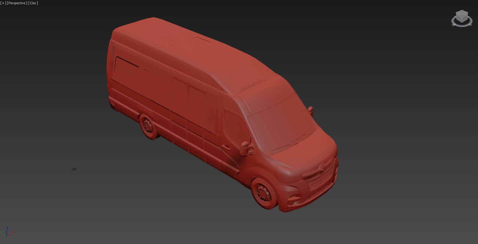 Renault Master Minibus - 3D Model by AlphaGroup
