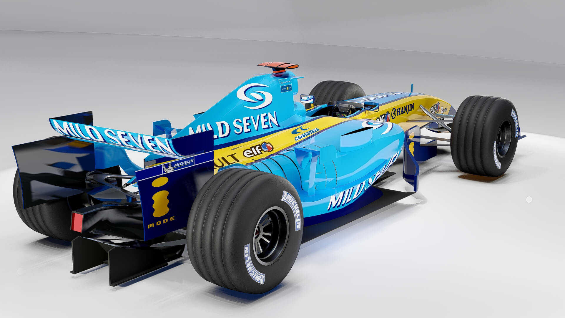Renault R25 Fernando Alonso - 3D Model by AlphaGroup