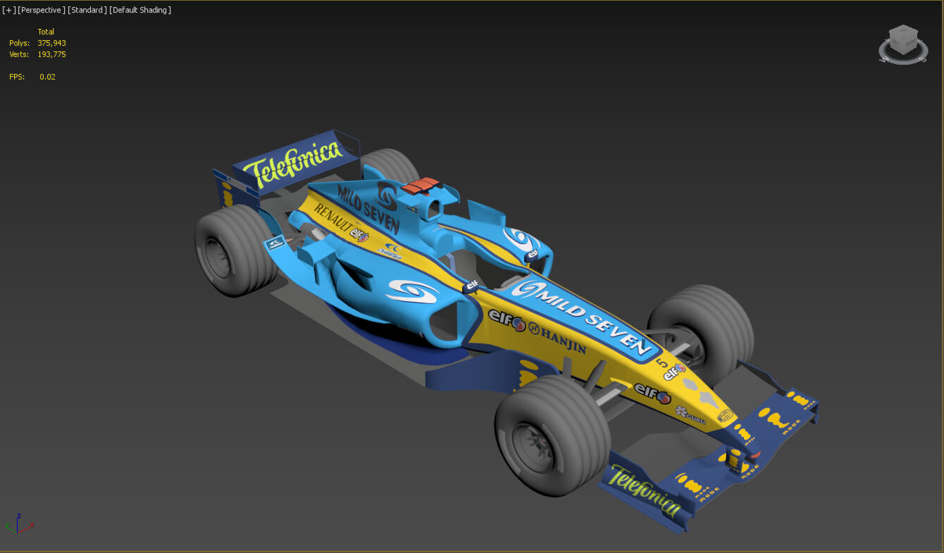 Renault R25 Fernando Alonso - 3D Model by AlphaGroup