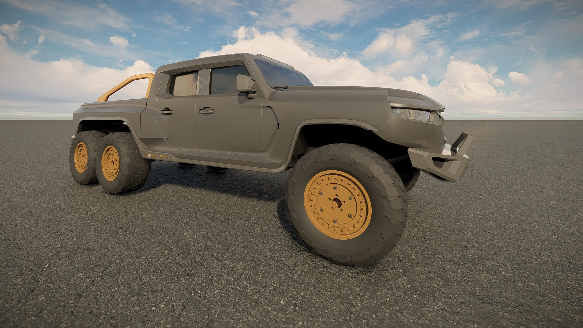Rezvani Hercules 6X6 - 3D Model by AlphaGroup
