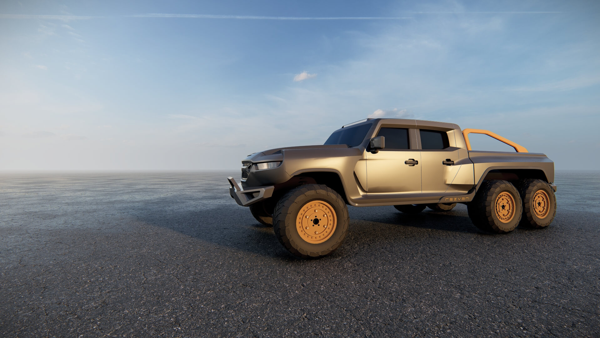 Rezvani Hercules 6X6 - 3D Model by AlphaGroup