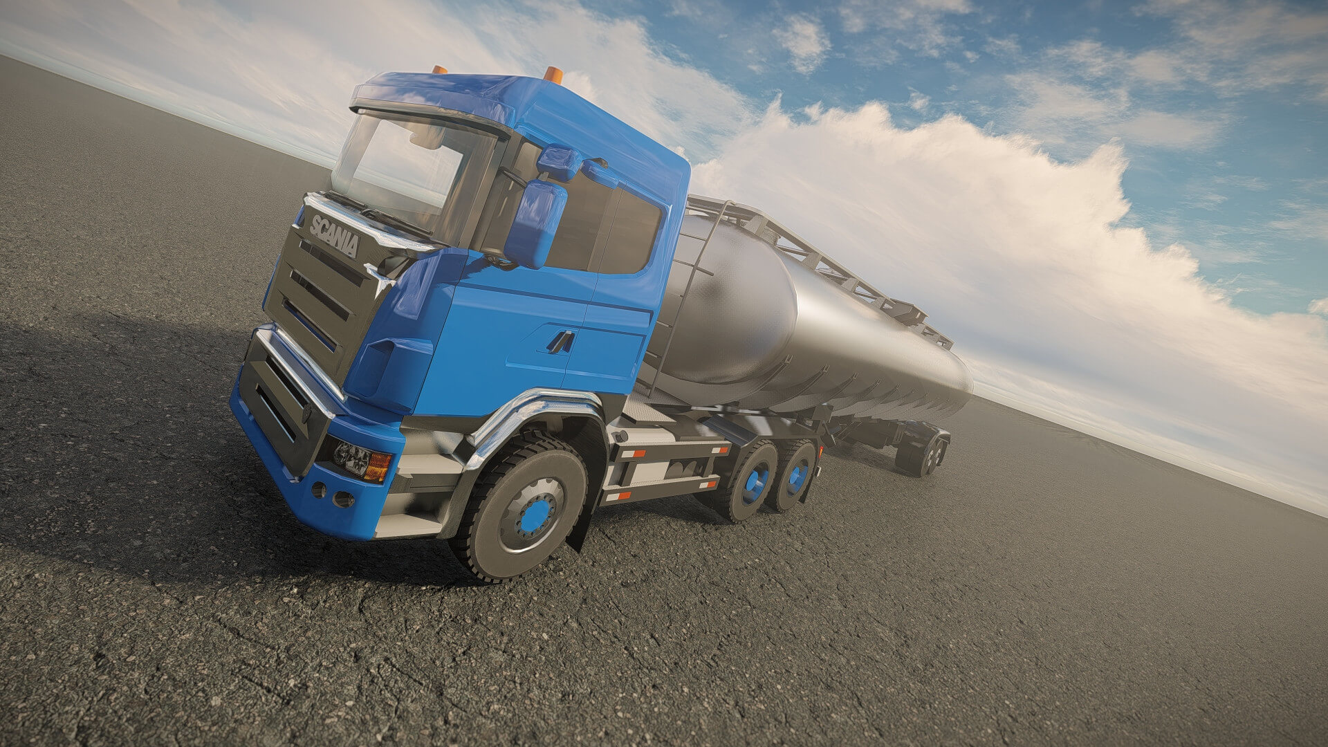 Scania Fuel Tanker - 3D Model by AlphaGroup
