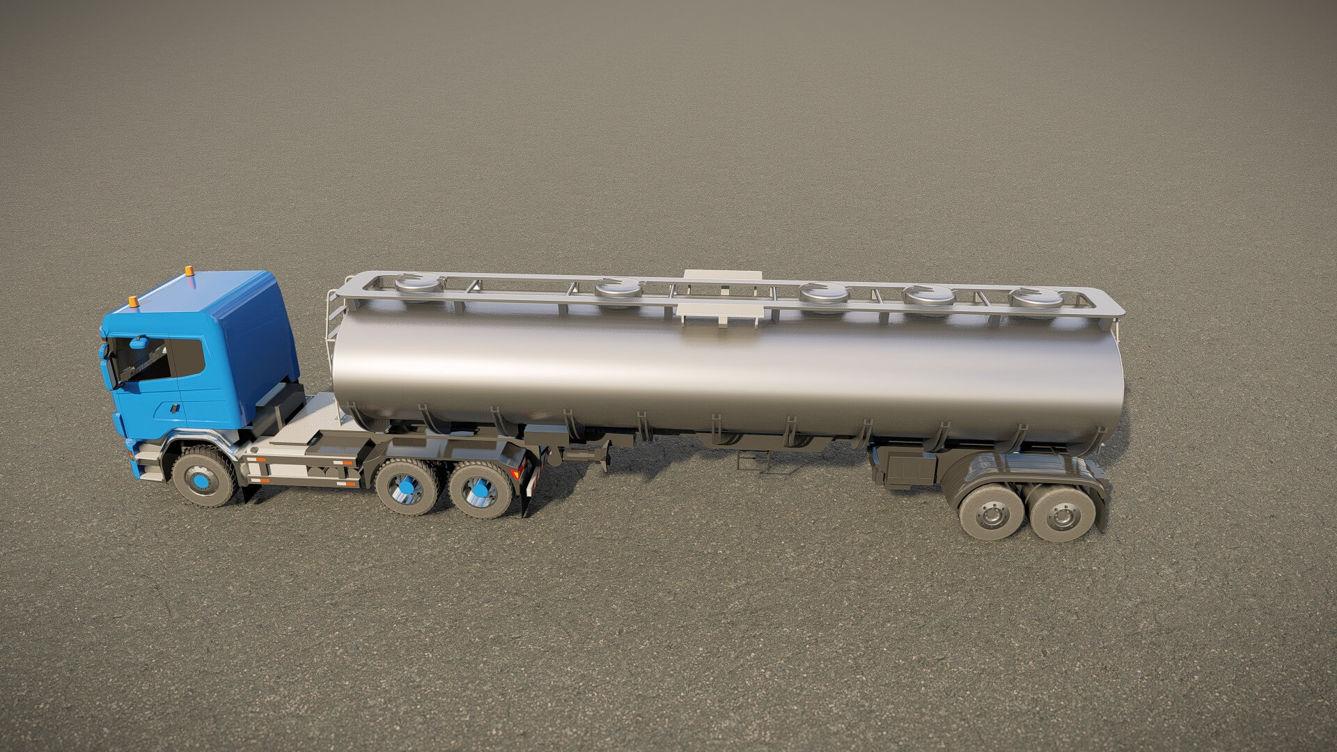 Scania Fuel Tanker - 3D Model by AlphaGroup