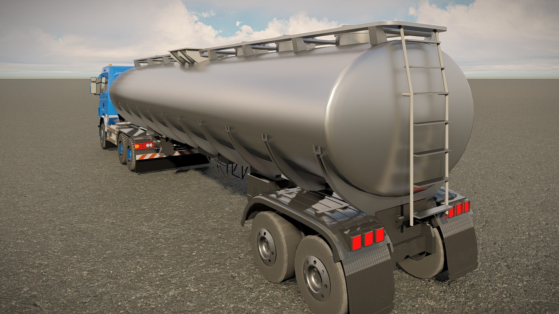 Scania Fuel Tanker - 3D Model by AlphaGroup