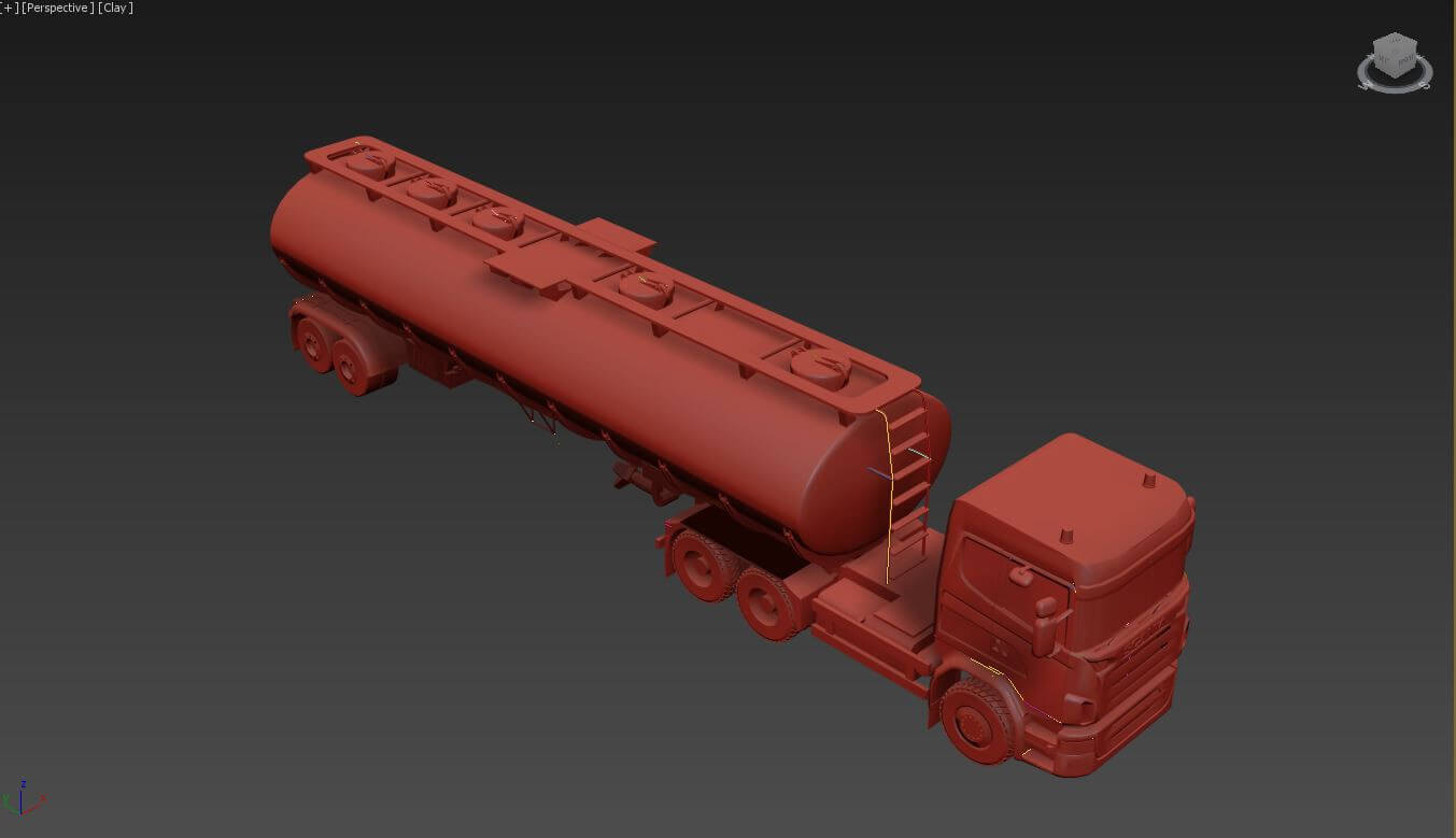 Scania Fuel Tanker - 3D Model by AlphaGroup