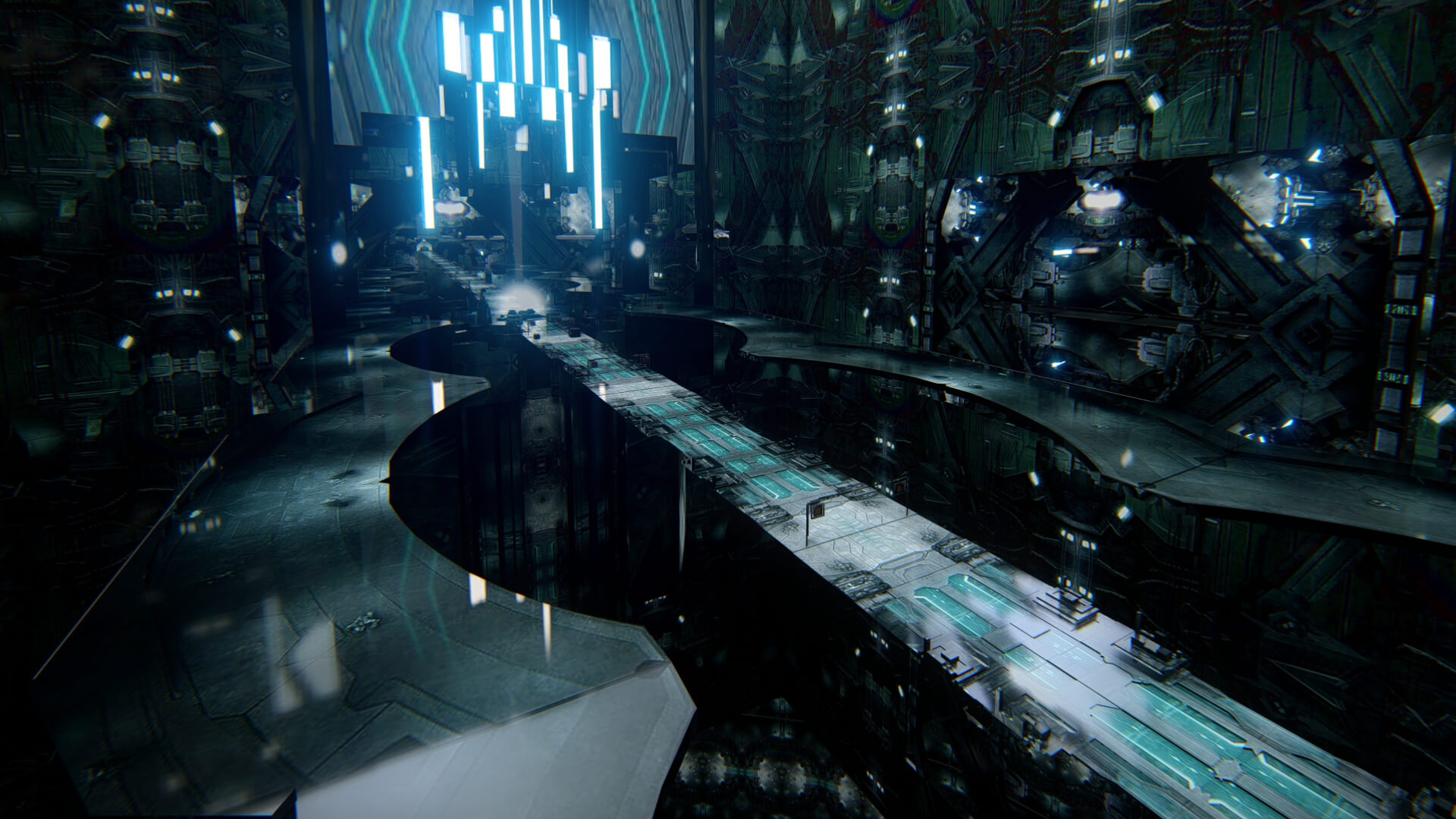 Sci-Fi Futuristic Interior 3D Model by AlphaGroup