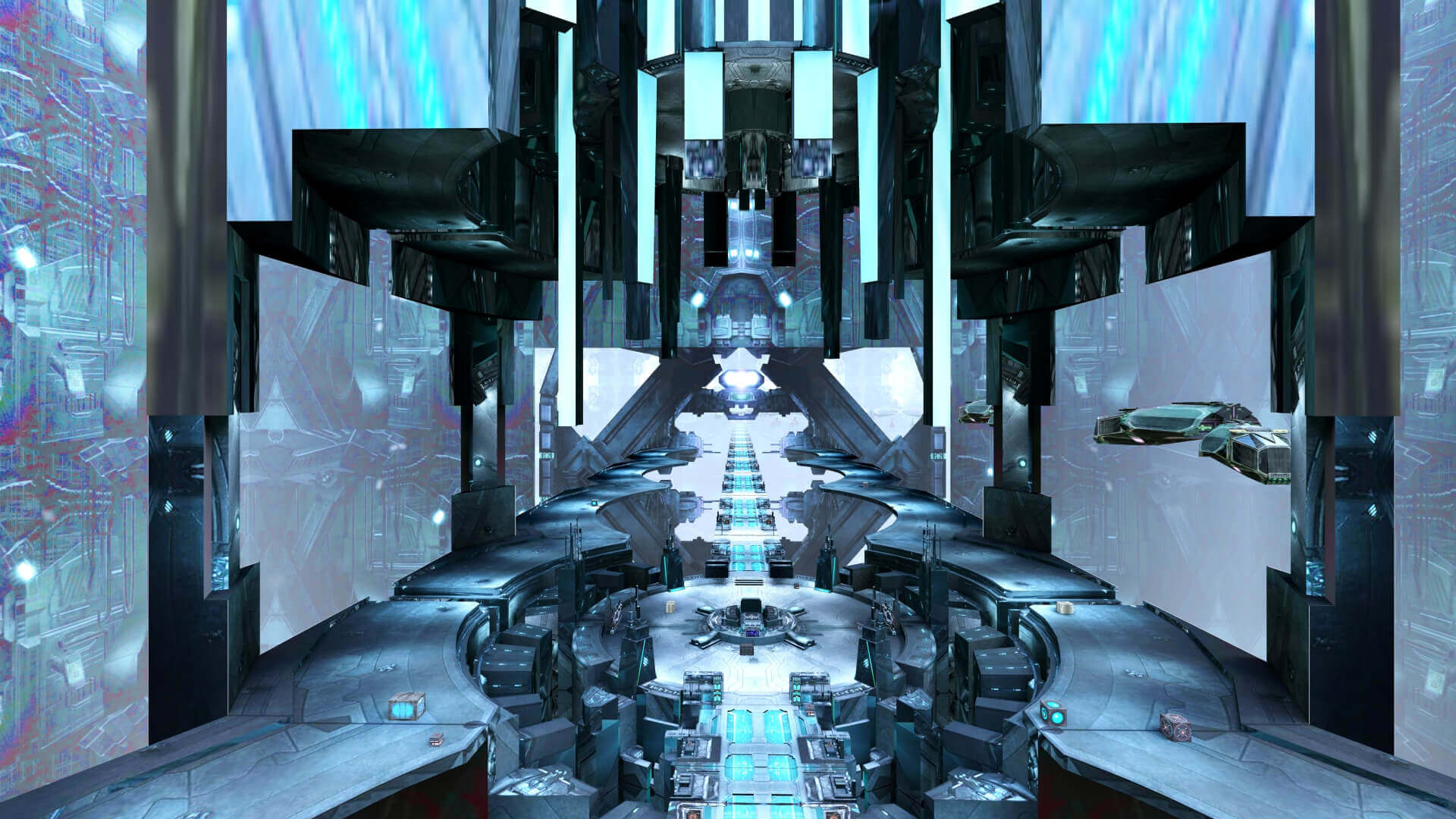 Sci-Fi Futuristic Interior 3D Model by AlphaGroup