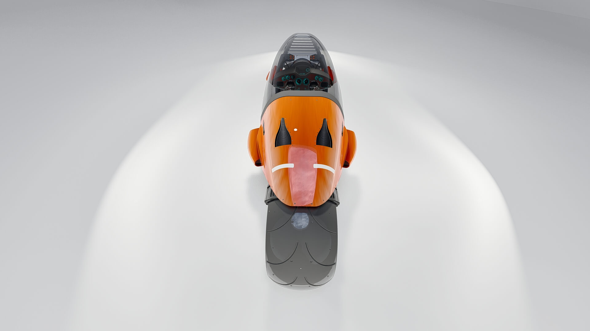 Sci-Fi Futuristic Motorcycle 3D Model by AlphaGroup