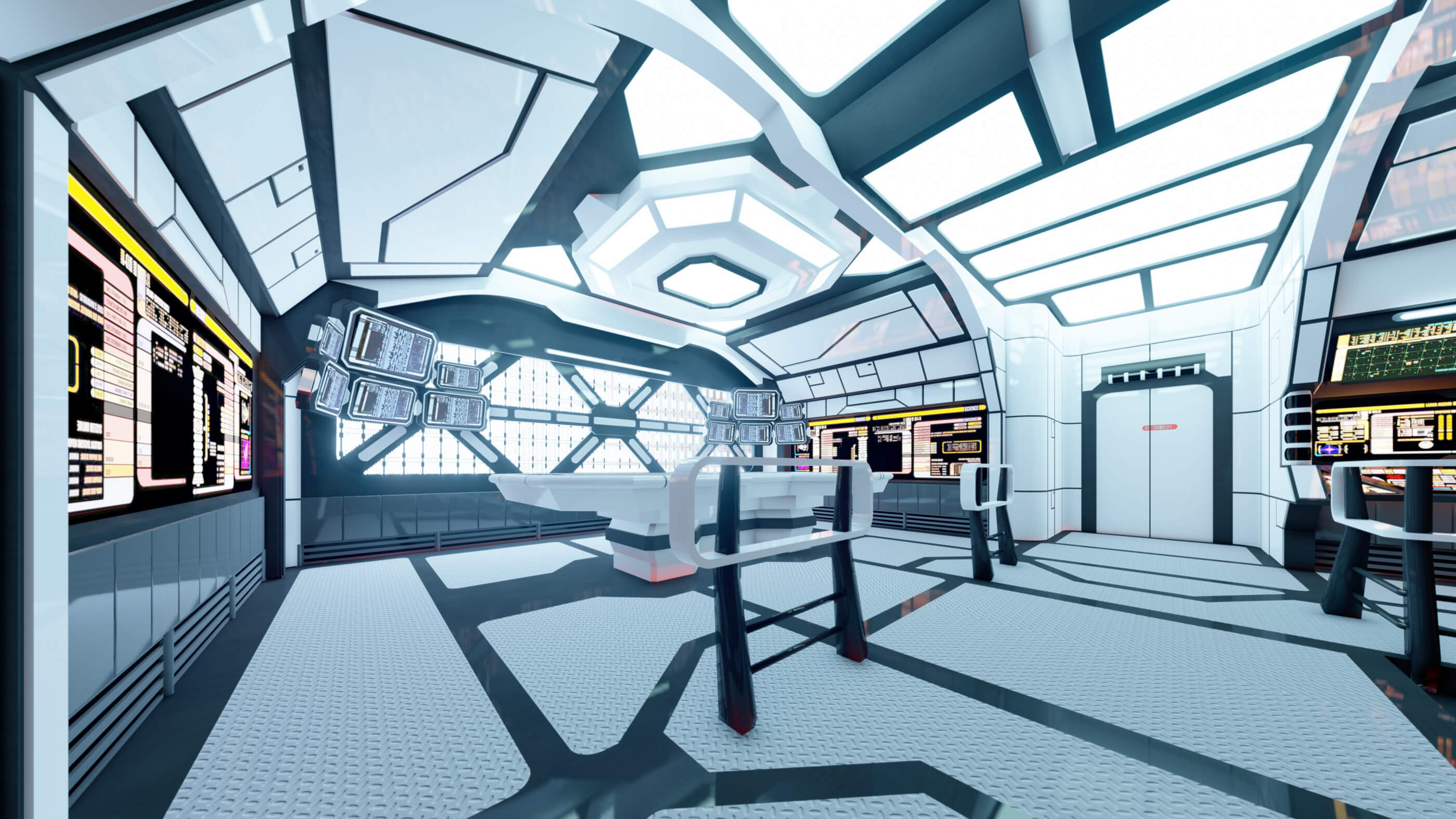 Sci Fi Building Interior