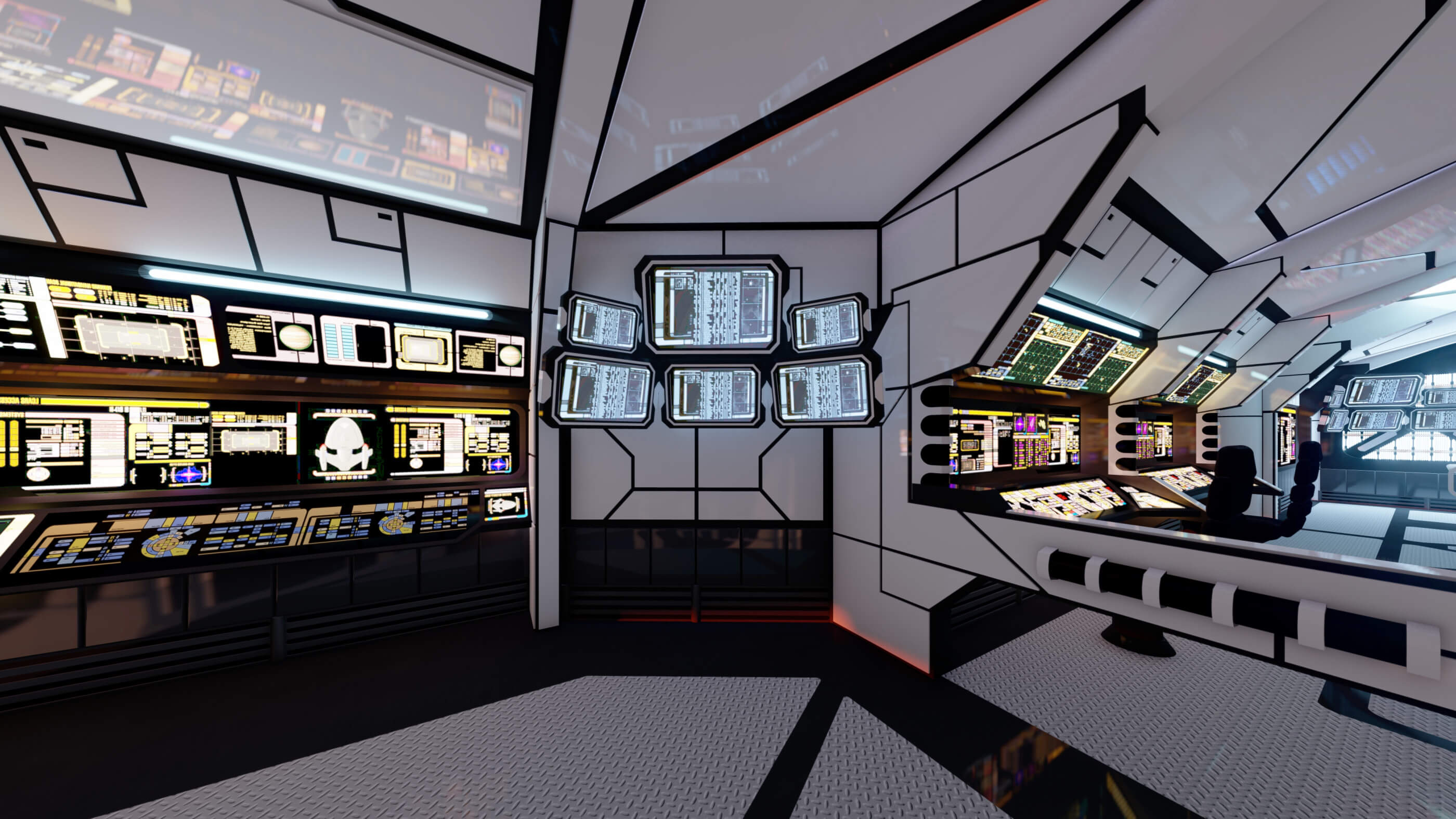 Sci-Fi Interior 3D Model by AlphaGroup