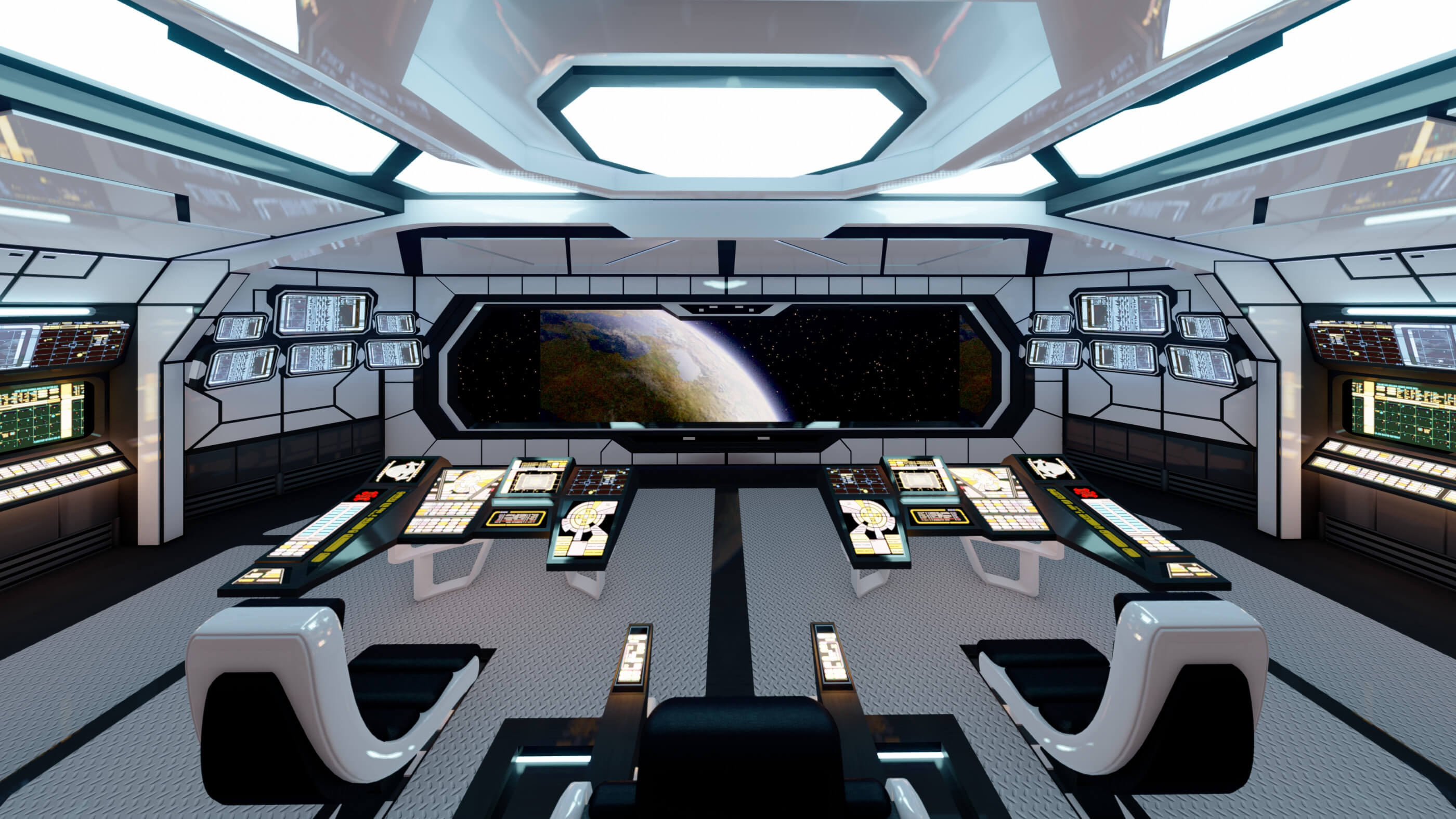 Sci-Fi Interior 3D Model by AlphaGroup