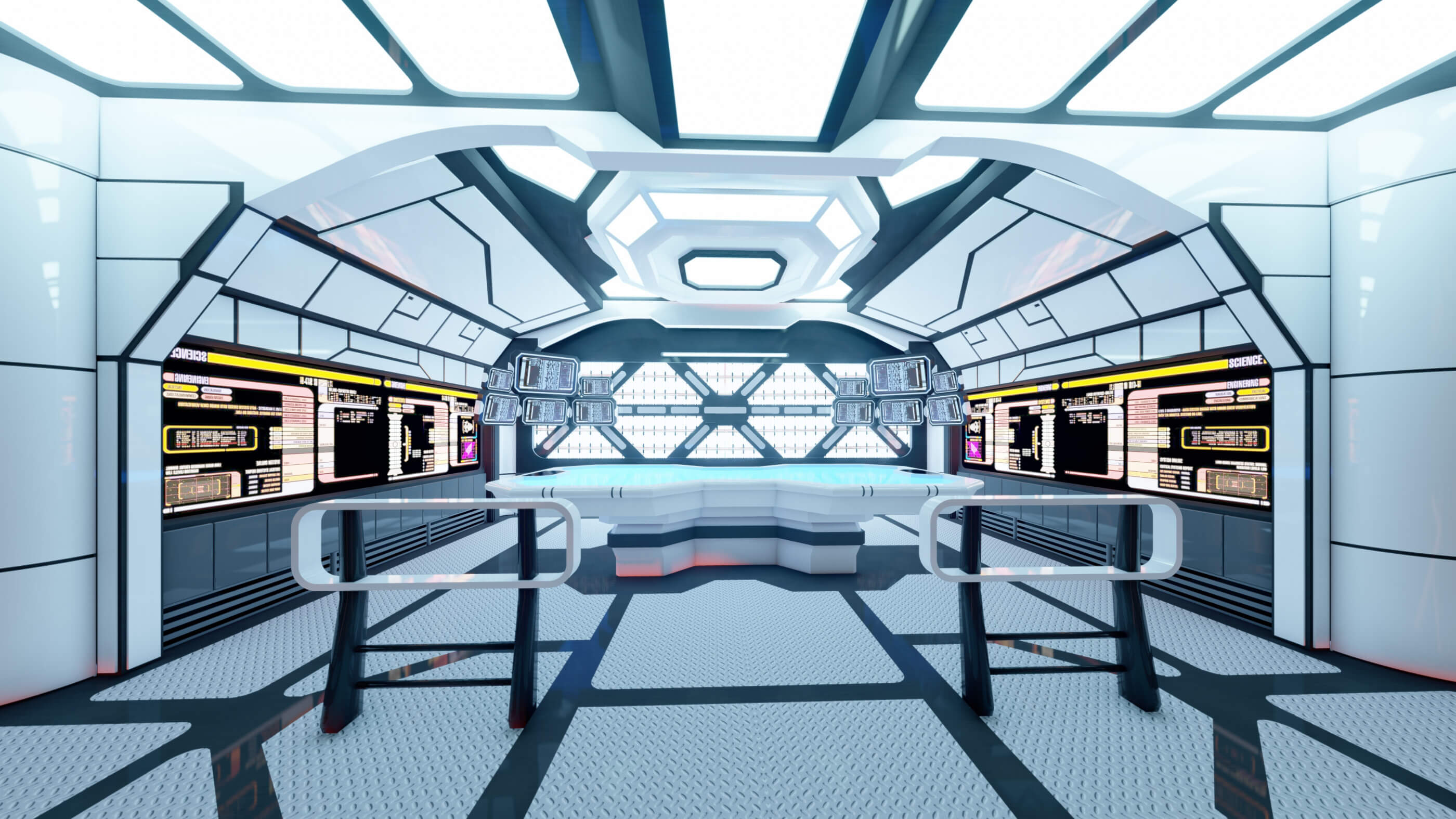 Sci-Fi Interior 3D Model by AlphaGroup