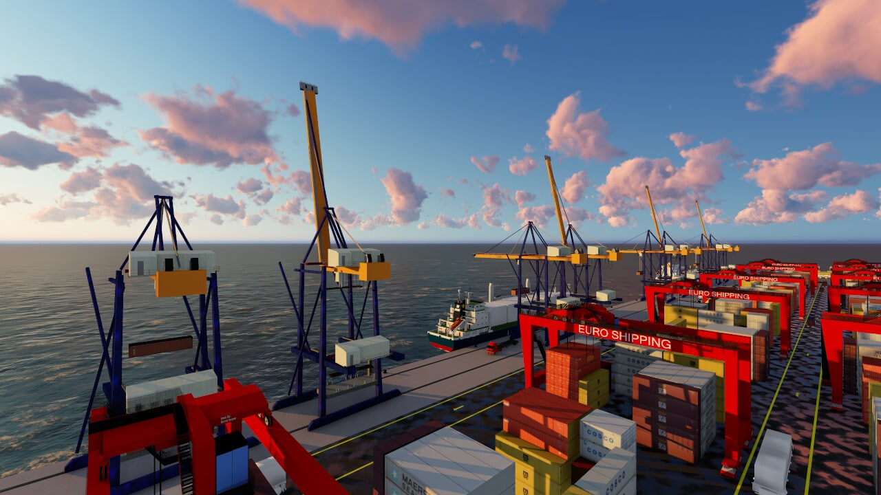 Sea Port - 3D Model by AlphaGroup