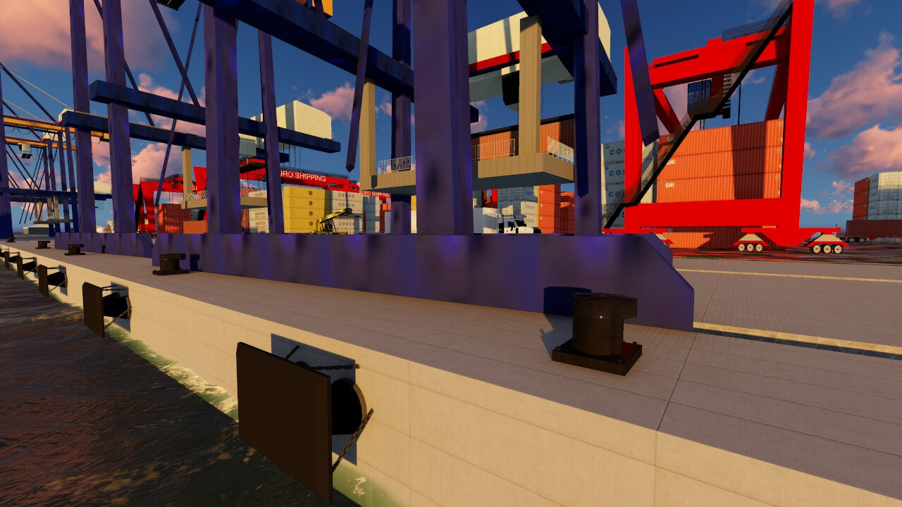 Sea Port - 3D Model by AlphaGroup