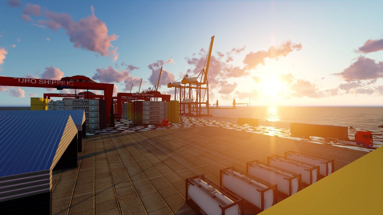 Sea Port - 3D Model by AlphaGroup