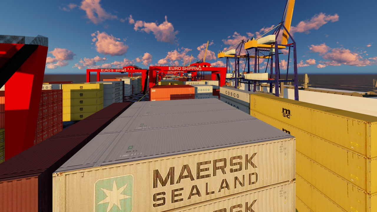 Sea Port - 3D Model by AlphaGroup
