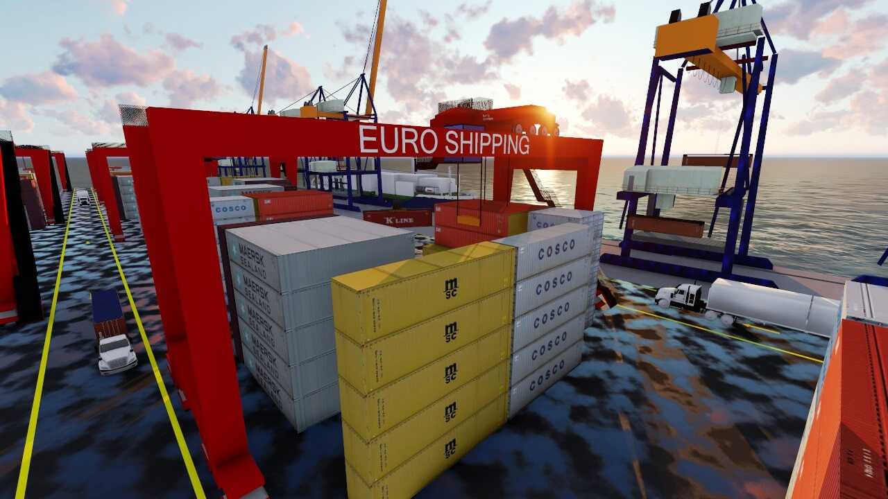 Sea Port - 3D Model by AlphaGroup