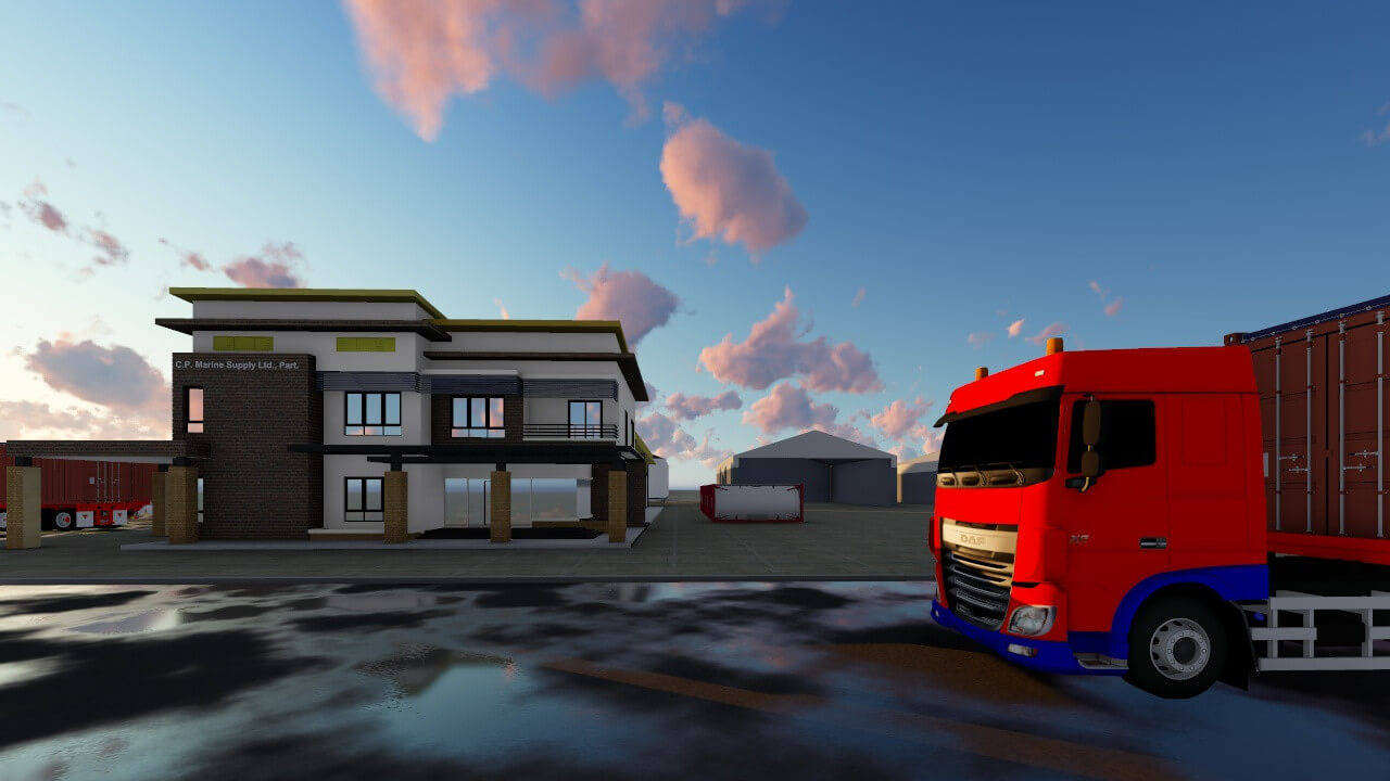 Sea Port - 3D Model by AlphaGroup