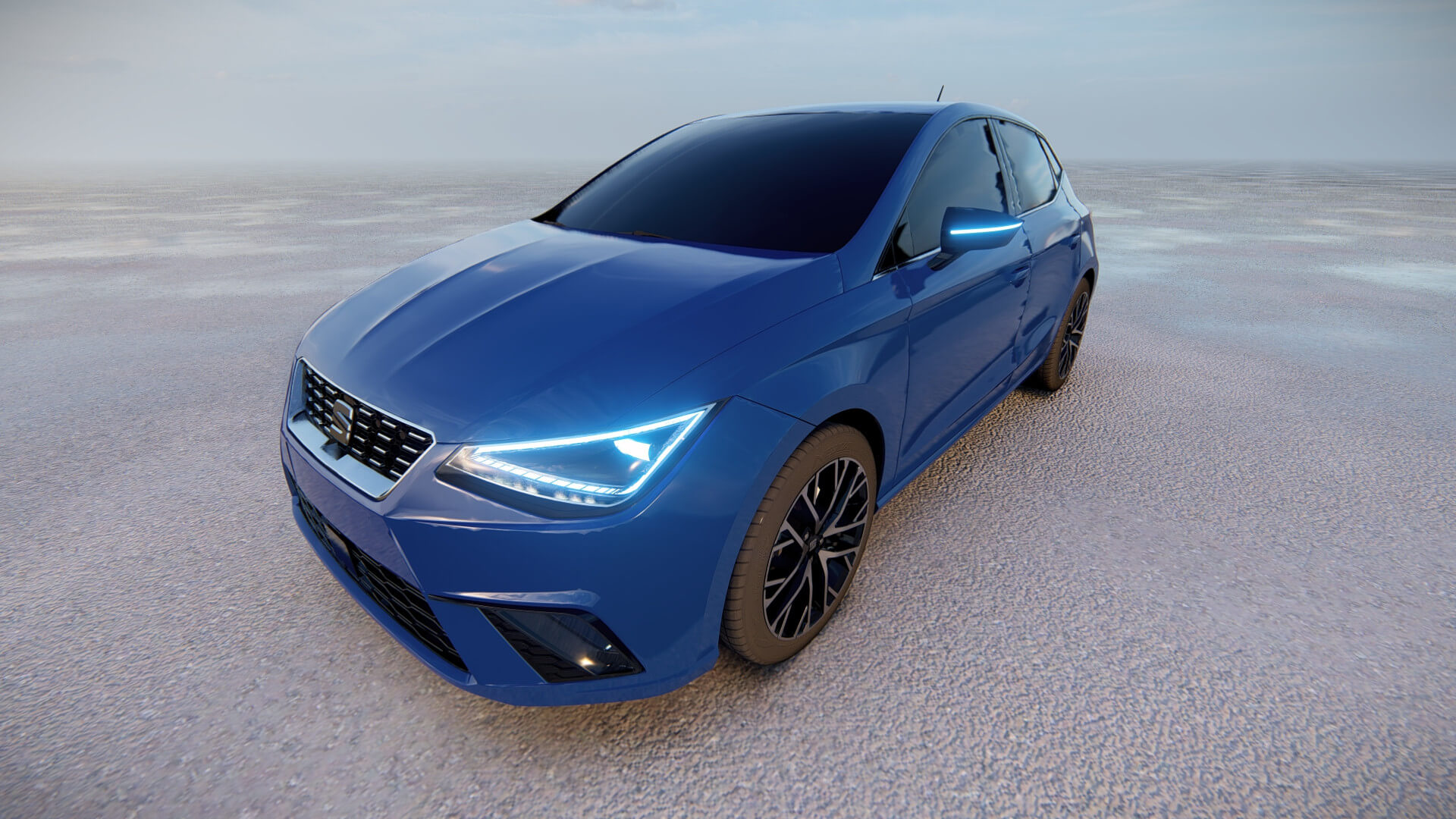 SEAT Ibiza 2022 - 3D Model by AlphaGroup