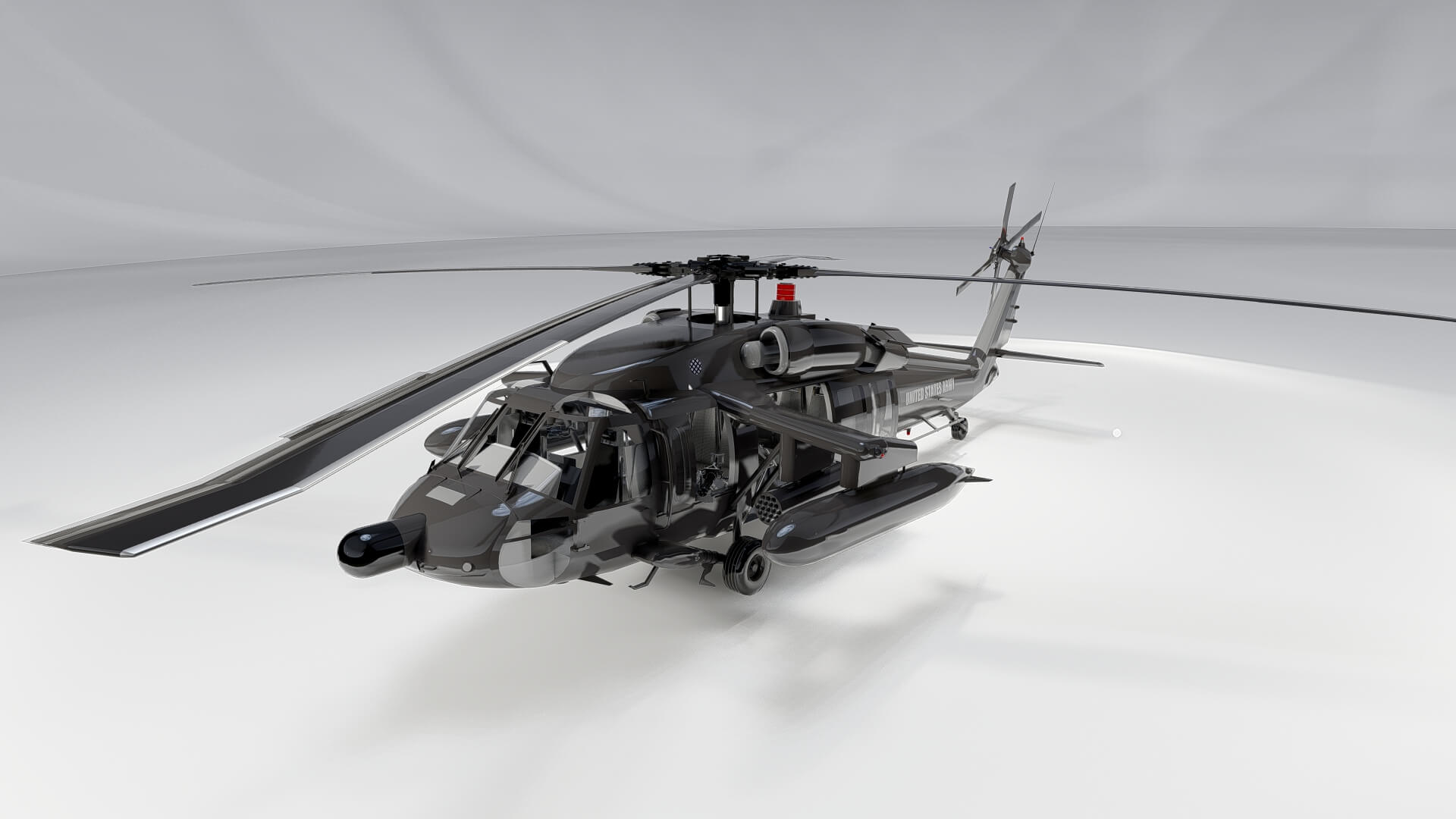 Sikorsky Mh-60A Black Hawk 3D Model by AlphaGroup