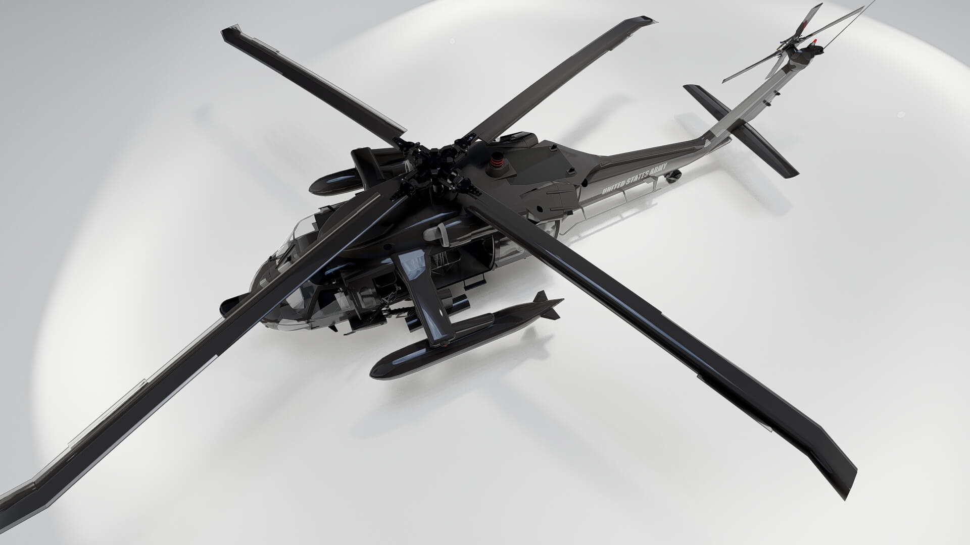 Sikorsky Mh-60A Black Hawk 3D Model by AlphaGroup