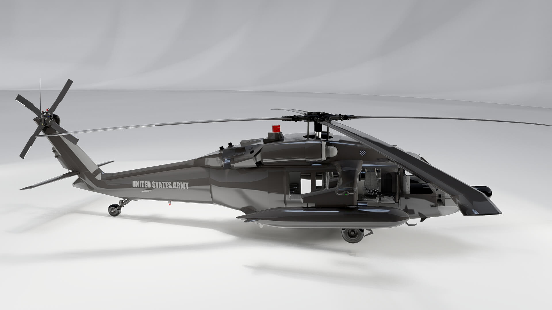 Sikorsky Mh-60A Black Hawk 3D Model by AlphaGroup