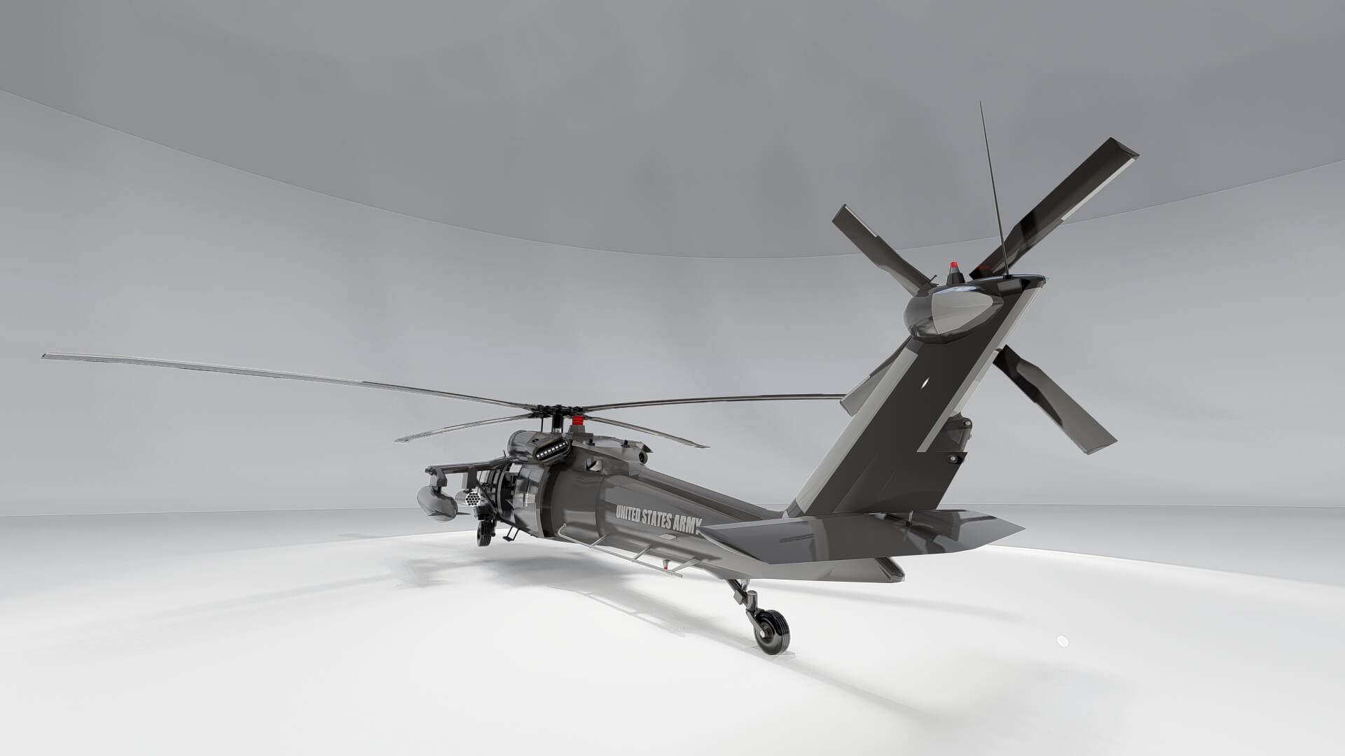 Sikorsky Mh-60A Black Hawk 3D Model by AlphaGroup