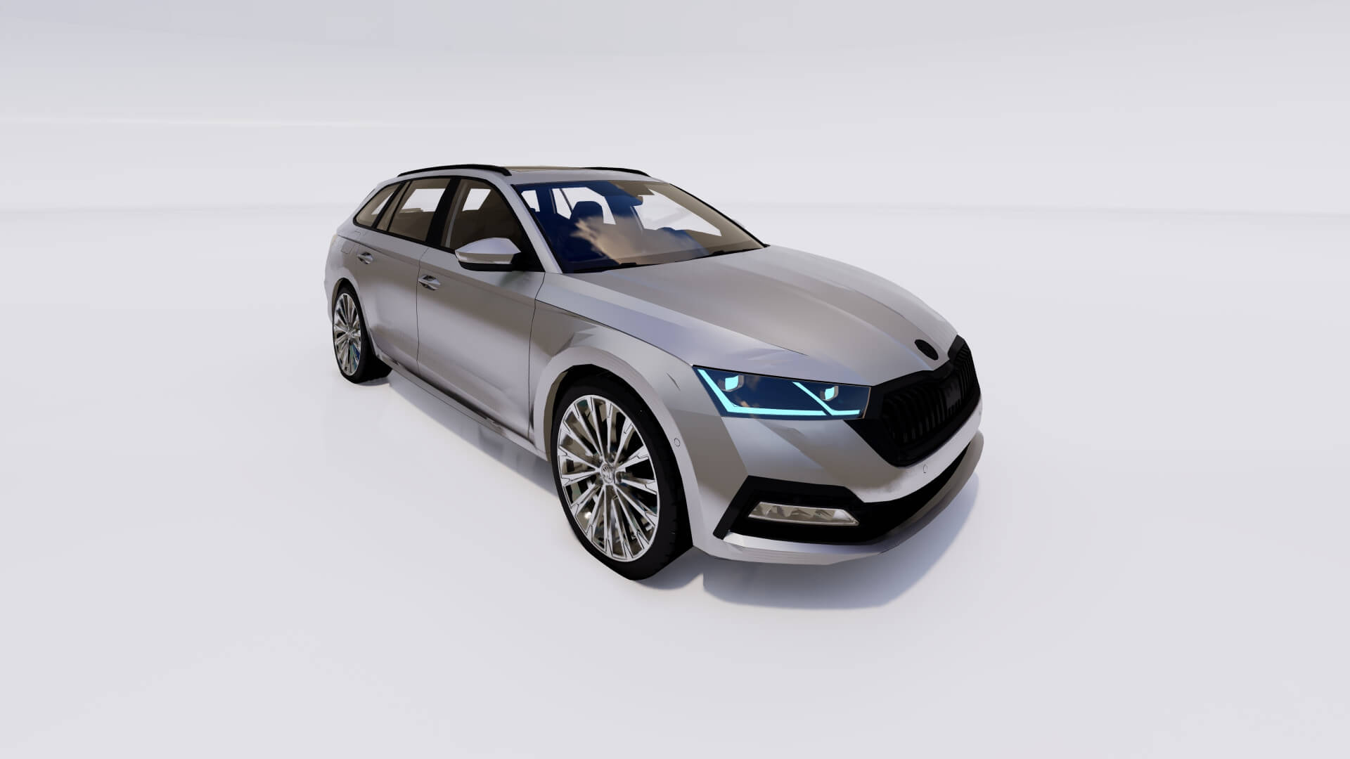 Skoda Octavia Combi 2022 - 3D Model by AlphaGroup