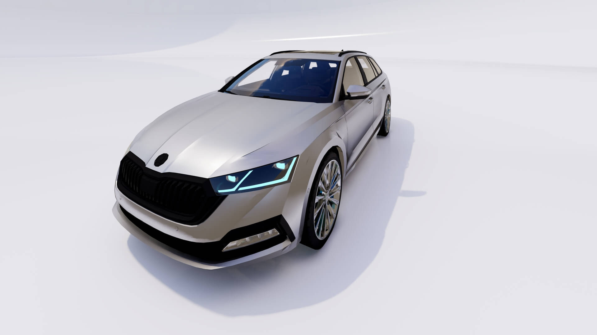 Skoda Octavia Combi 2022 - 3D Model by AlphaGroup