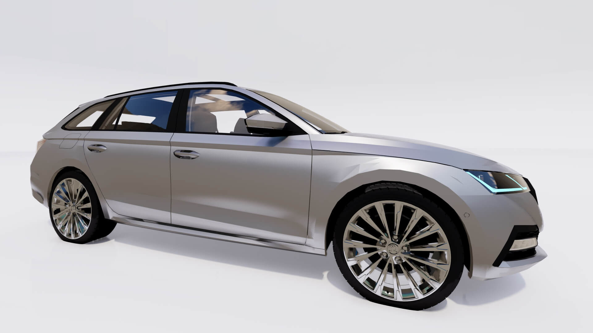 Skoda Octavia Combi 2022 - 3D Model by AlphaGroup