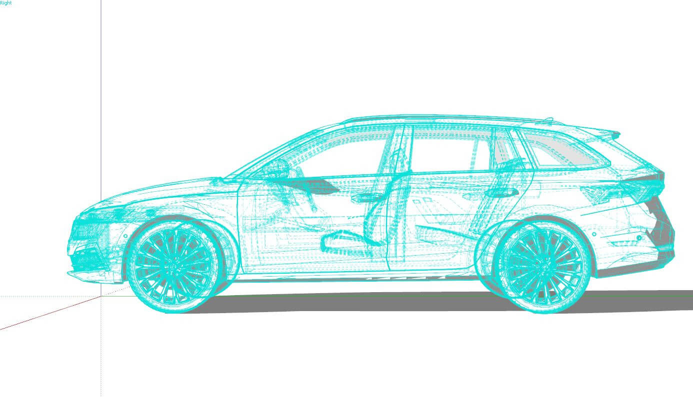 Skoda Octavia Combi 2022 - 3D Model by AlphaGroup