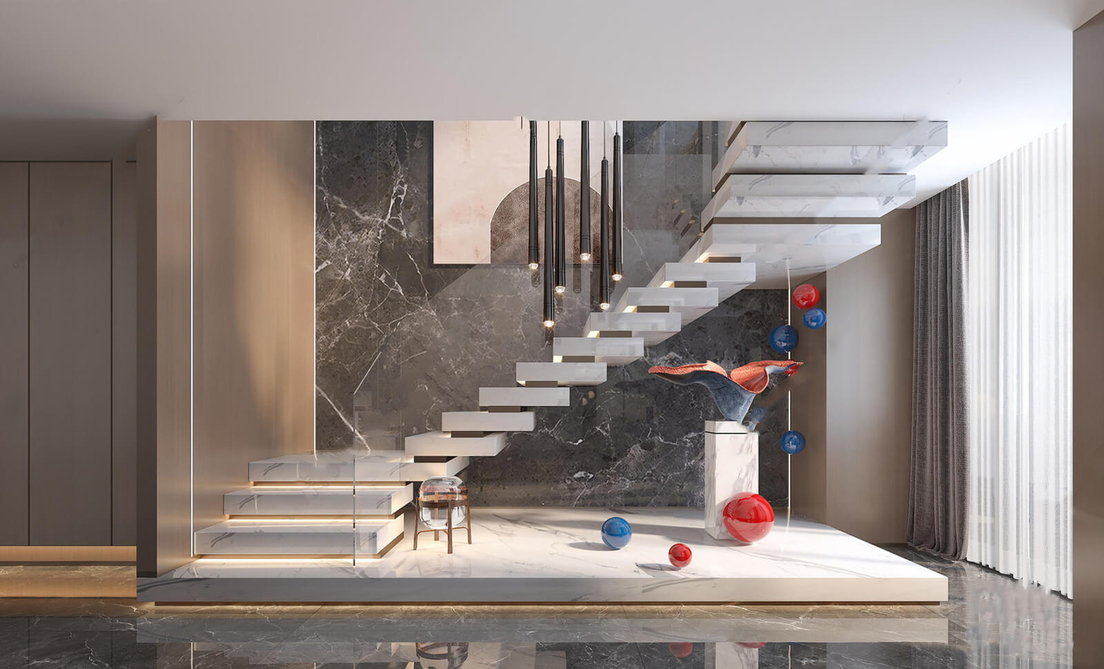 Stairs Collection - 3D Model by AlphaGroup