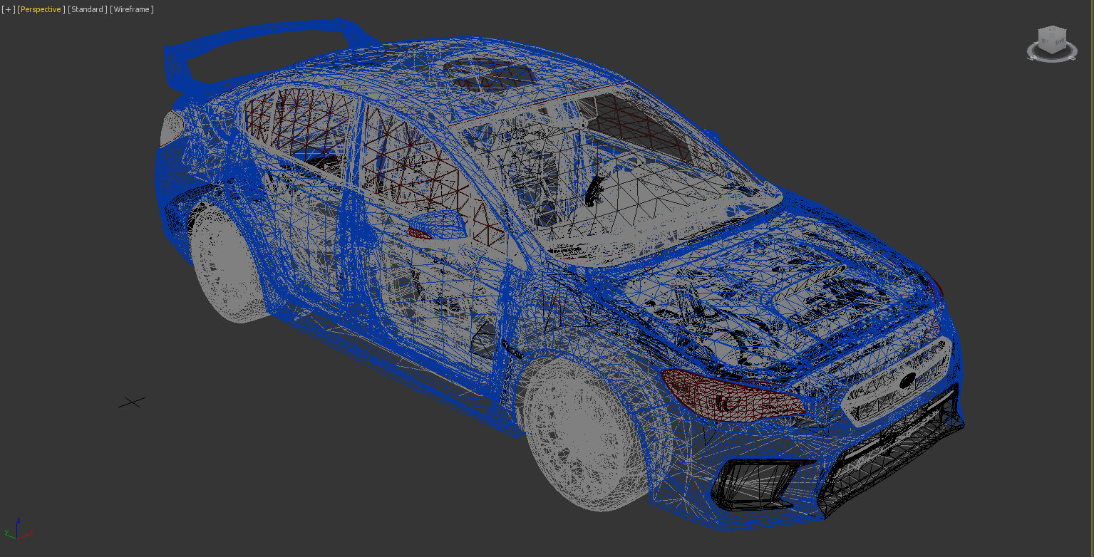 Subaru WRX STI - 3D Model by AlphaGroup