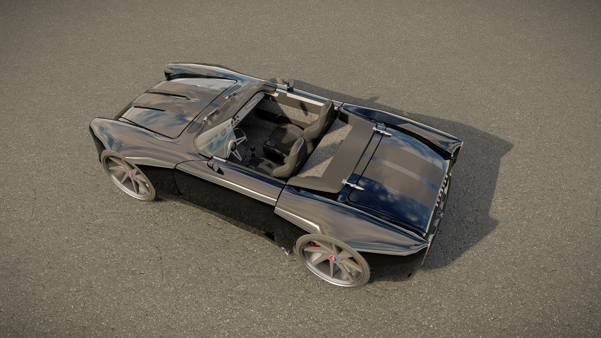 Sunbeam Tiger 1966 - 3D Model by AlphaGroup